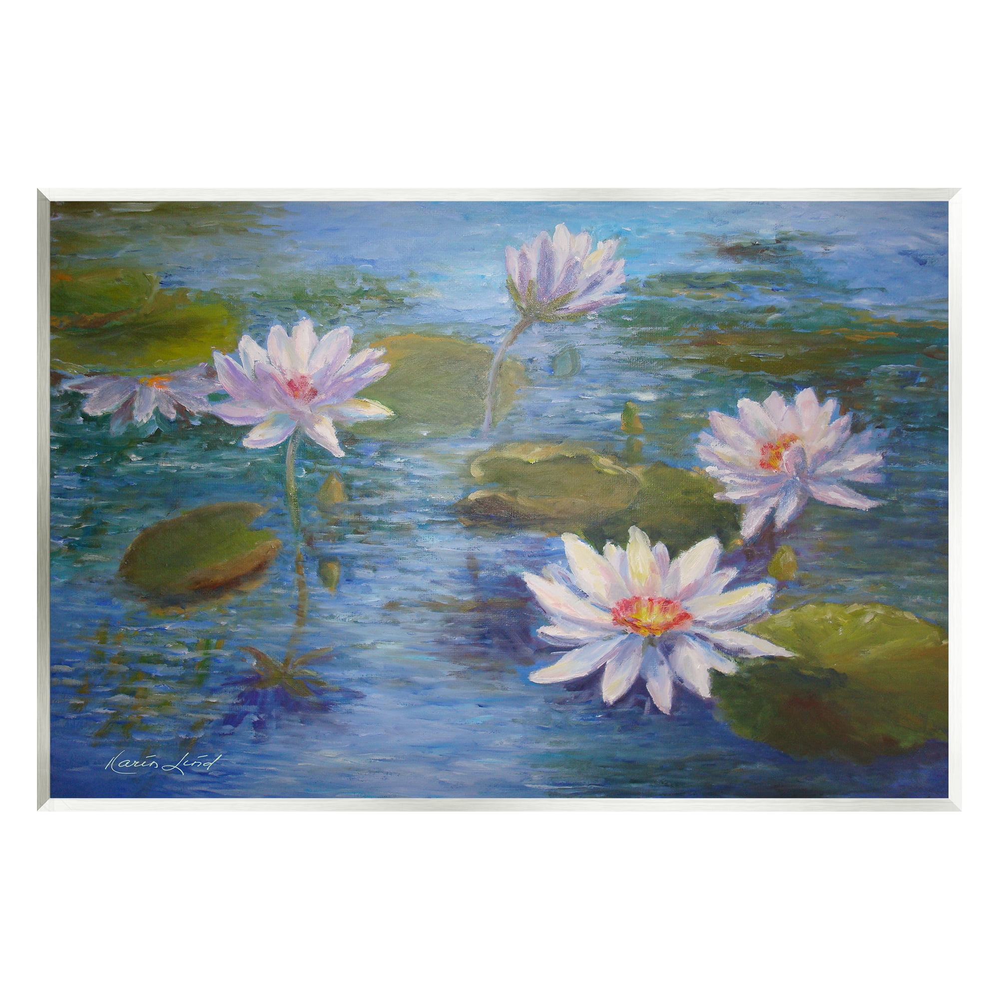 Lily Pad Pond Painting