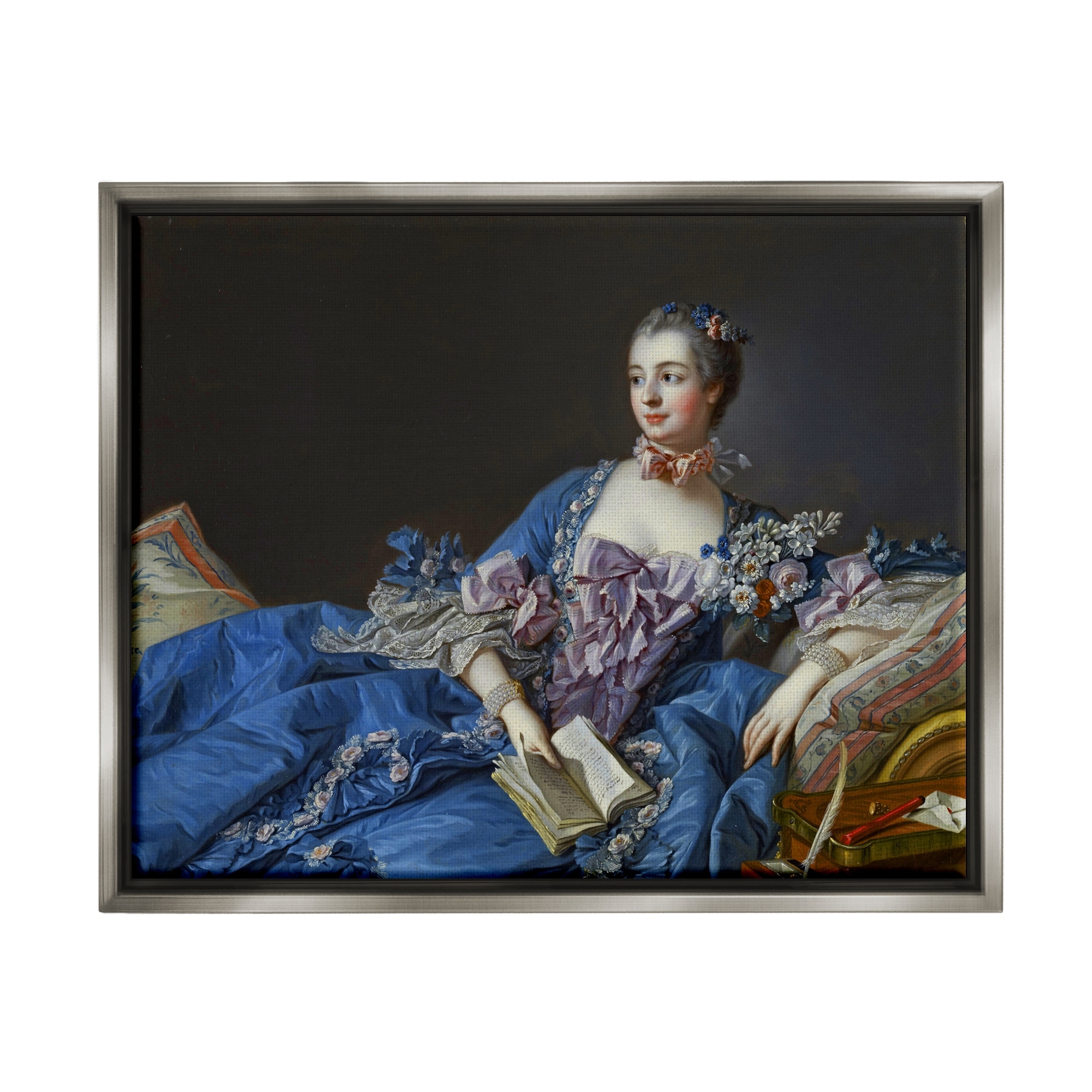 Stupell Industries Madame de Pompadour Fine Art Painting Francois ...