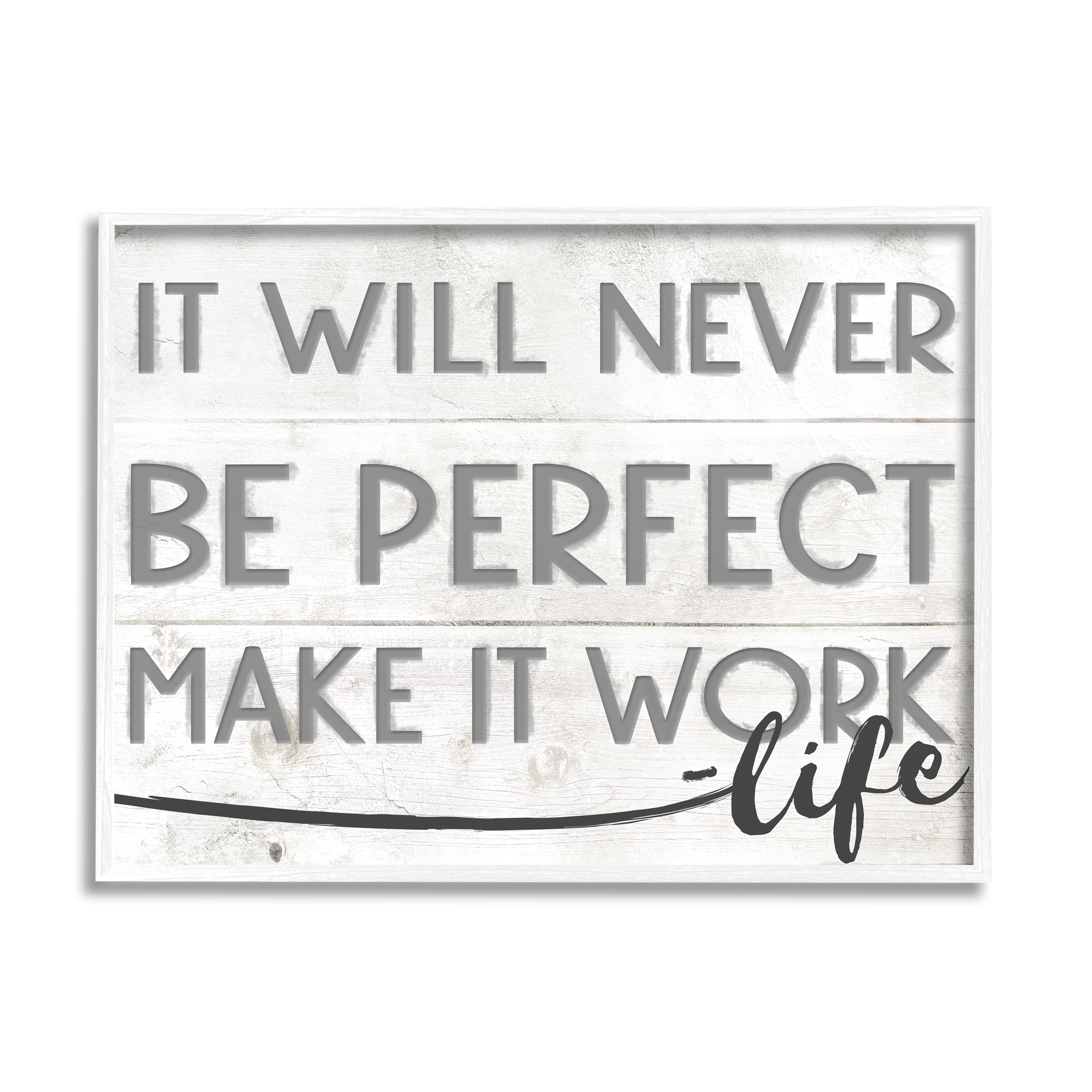 Free Shipping! Stupell Industries Make It Work Inspirational Quote ...