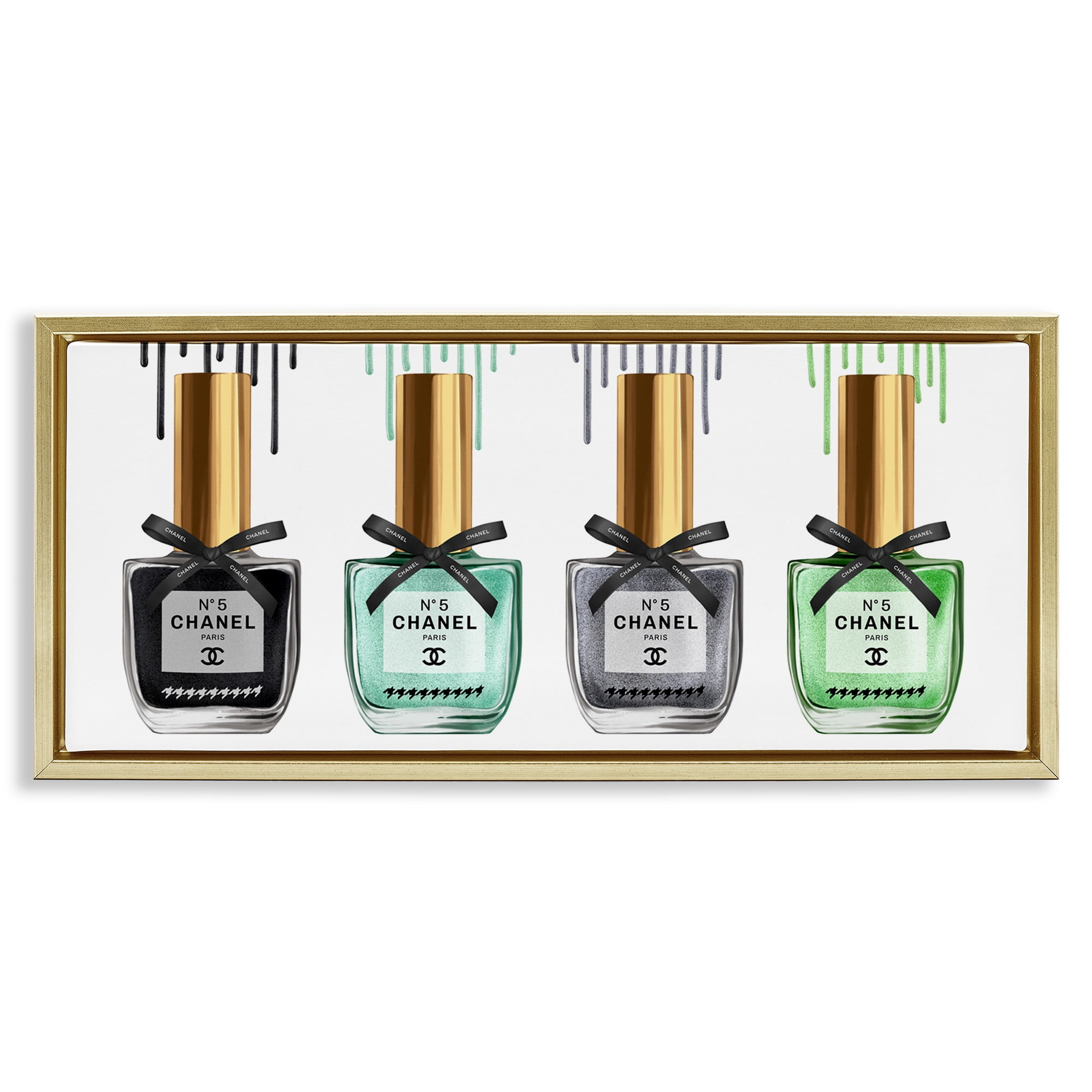 Stupell Industries Makeup Collection Nail Polish Beauty & Fashion ...