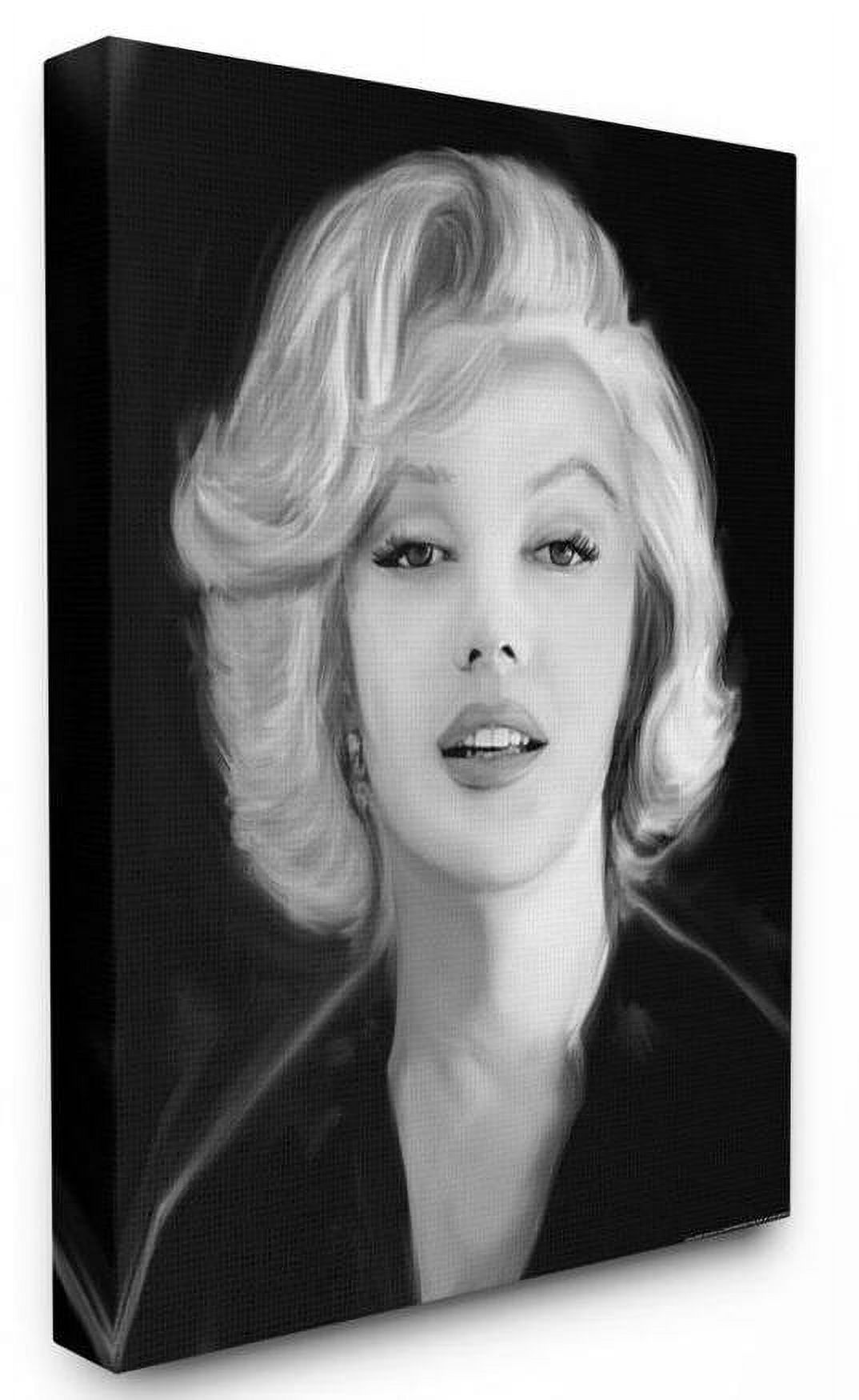 Stupell Industries Marilyn Portrait Vintage Hollywood Movie Star ...