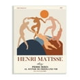 Stupell Industries Matisse Dancing Circle Terracotta Abstract Layered ...