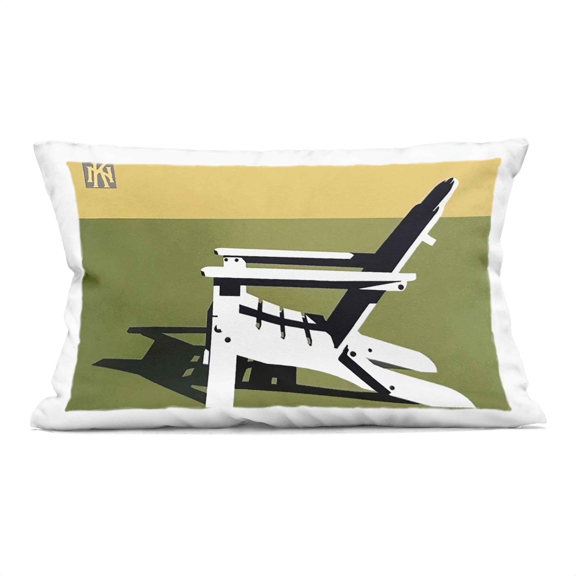 Stupell Industries Minimal Sunlit Lounge Chair Decorative Printed Throw ...