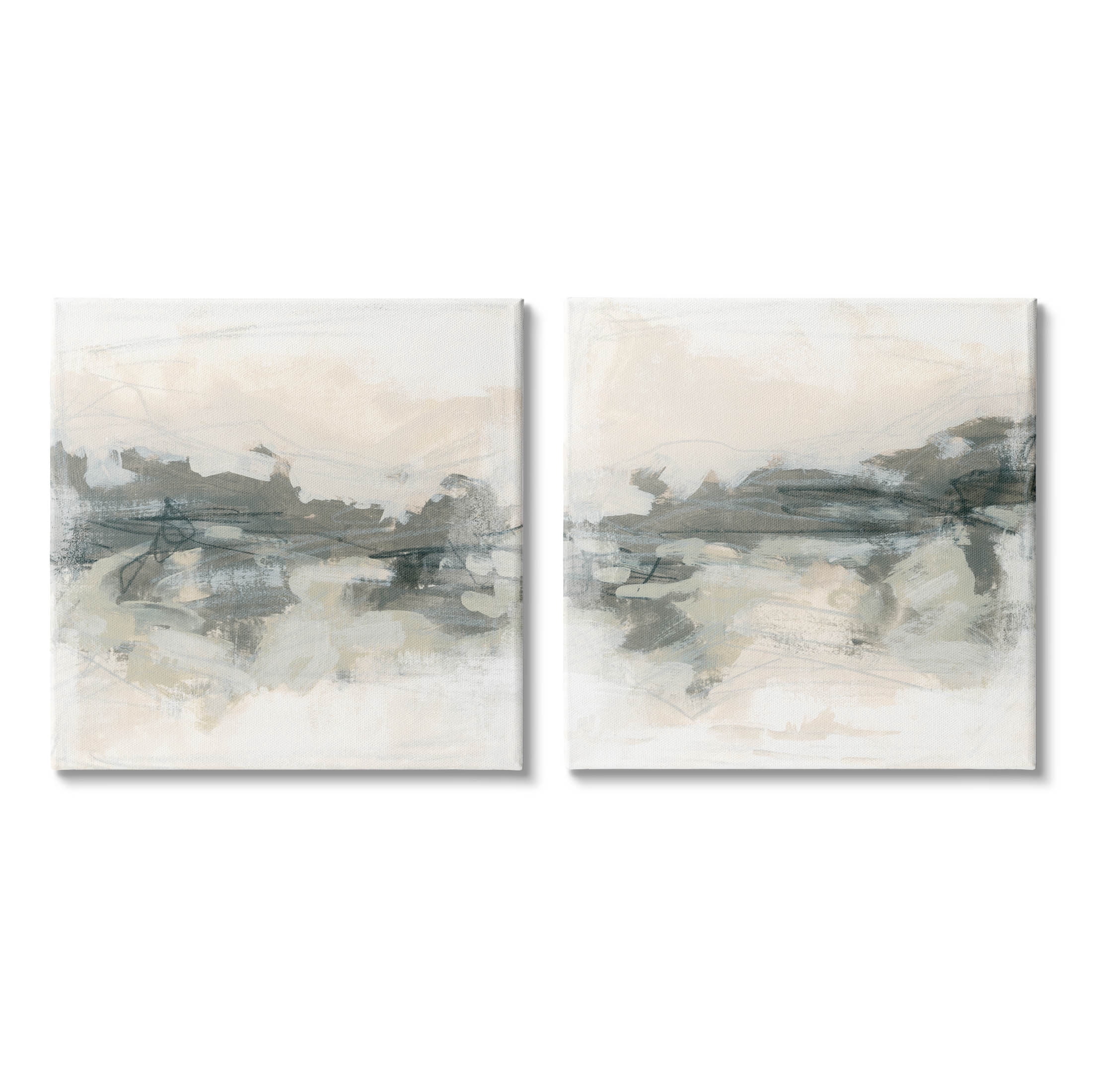 Stupell Industries Modern Abstract Scribble Composition Painting ...