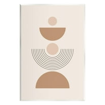 Layered Minimal Oblong Forms Abstract Graphic Art Unframed Art Print ...