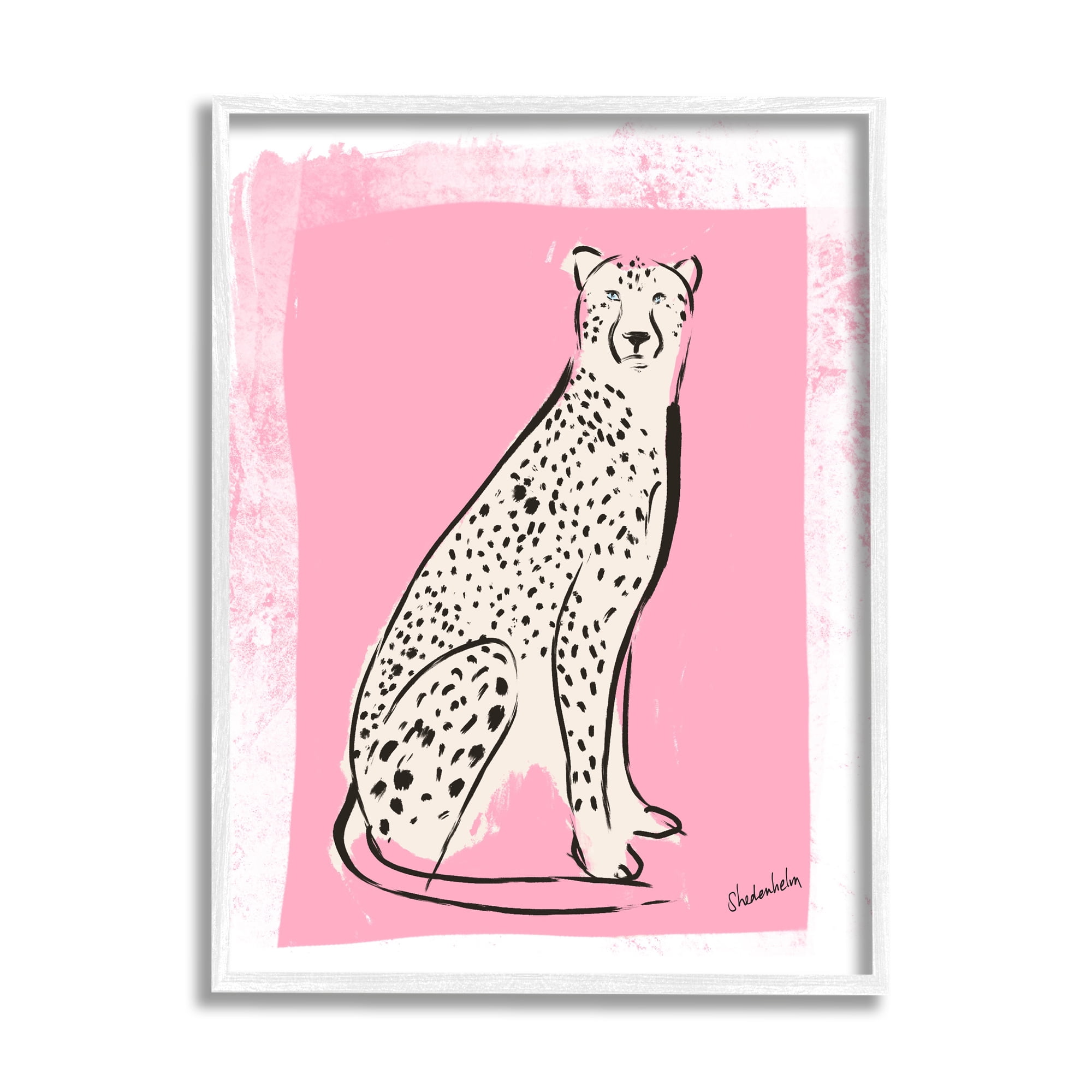 Pink Cheetah Print Border