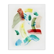 Stupell Industries Dotted Lightning Bolt Abstract Painting Wrapped ...