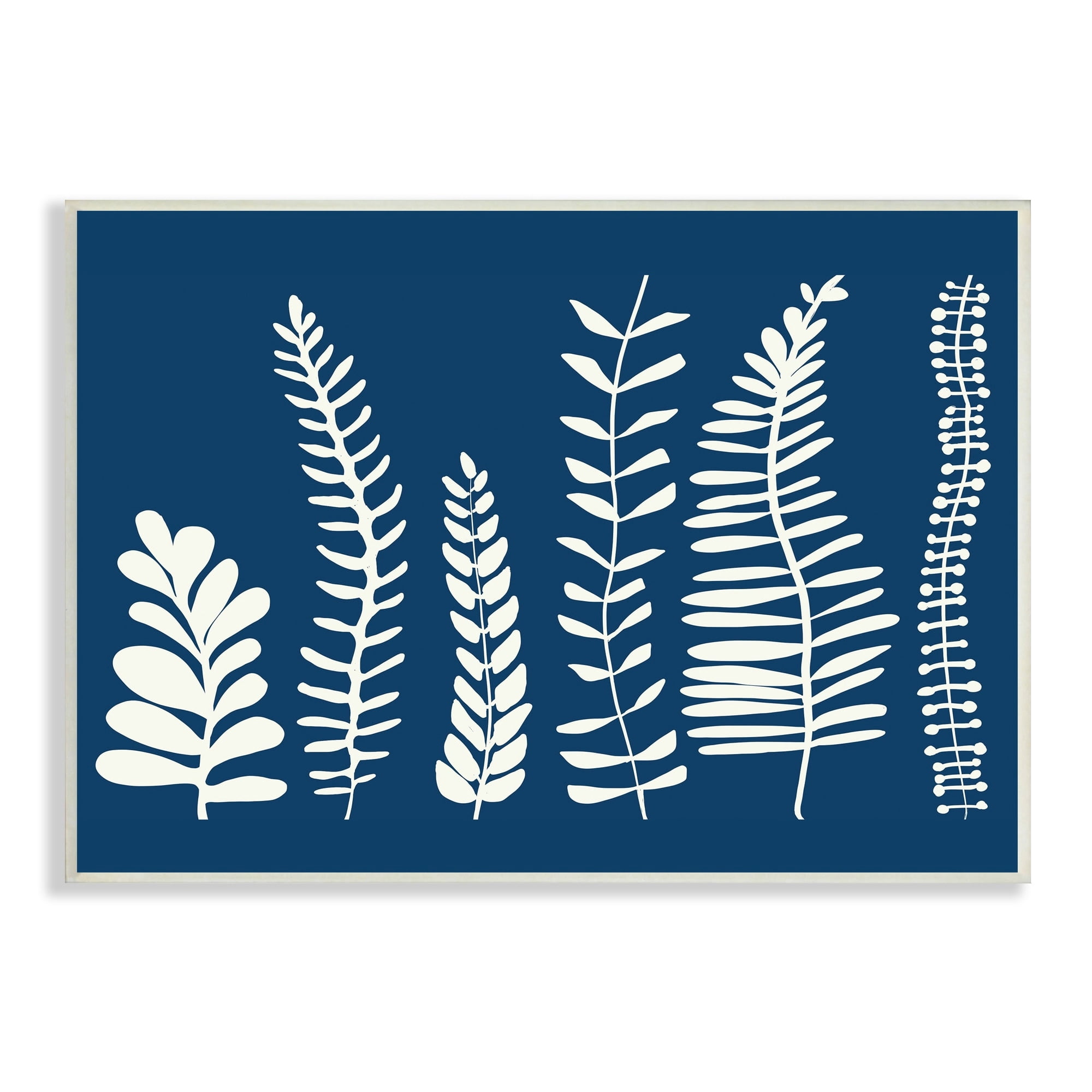 Stupell Modern Fern Plant Leaves Art Print - 15 x 10 Inches - Walmart.com