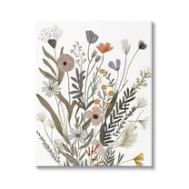 Stupell Industries Falling Monstera Leaves Botanical & Floral Painting ...
