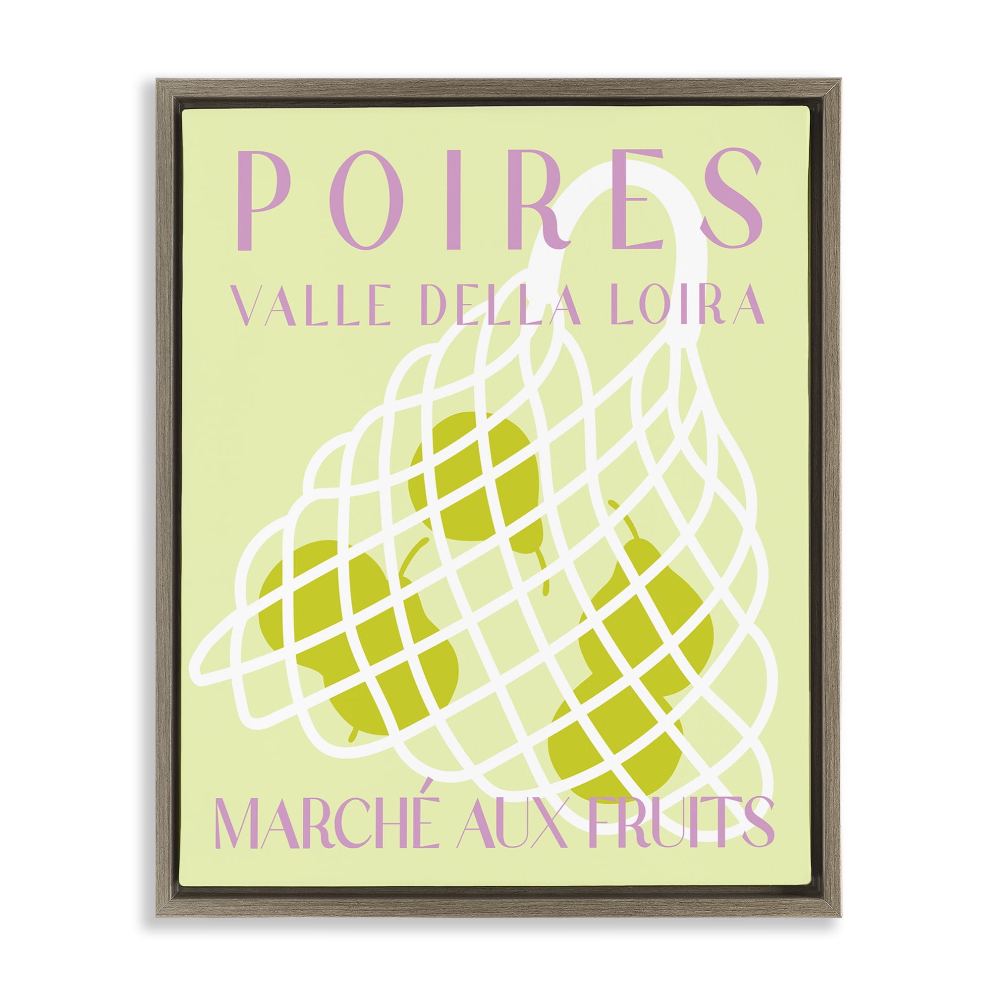 Stupell Industries Modern Pear Fruit Market Food & Beverage Painting ...