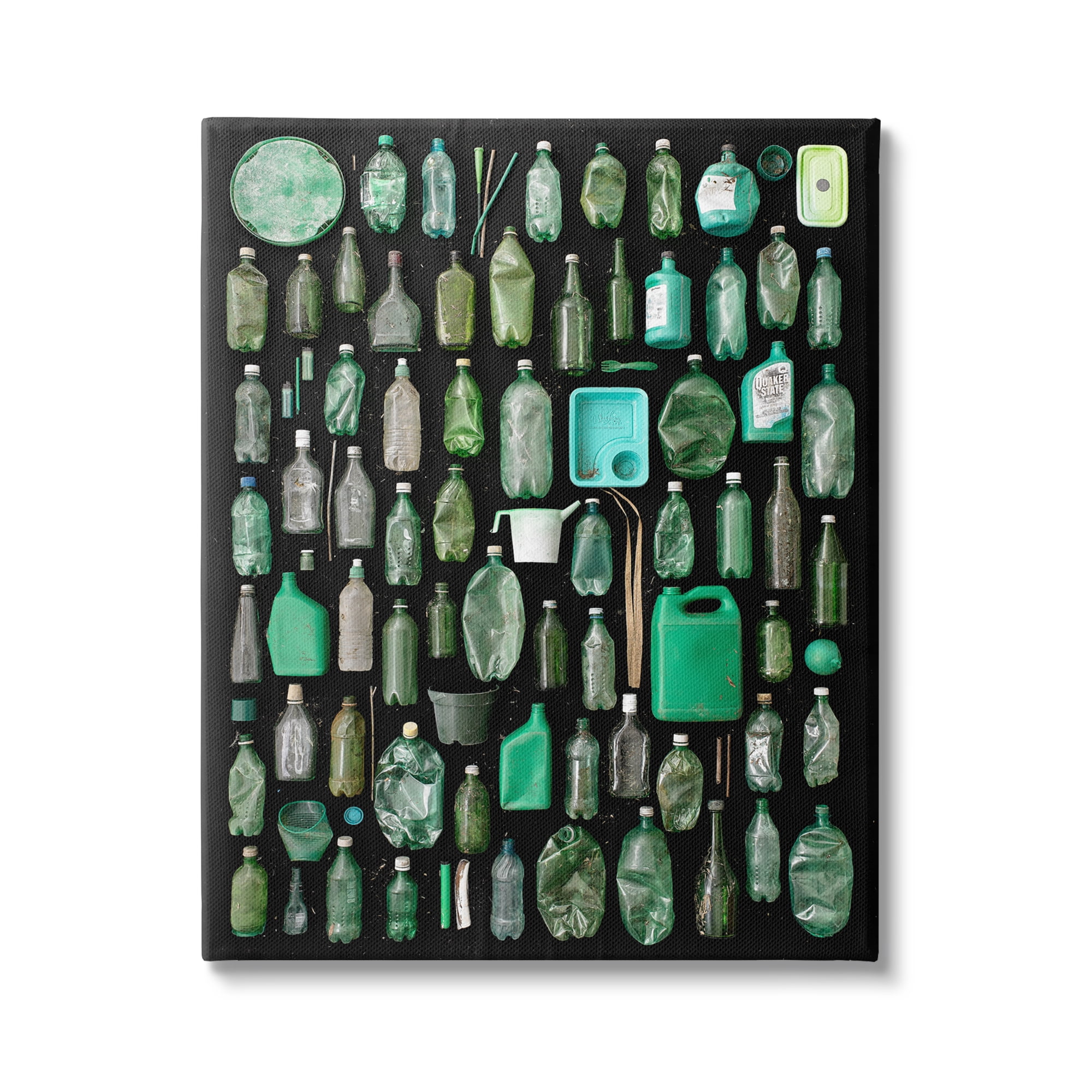 Stupell Industries Green Bottles Canvas Wall Art Design - Walmart.com