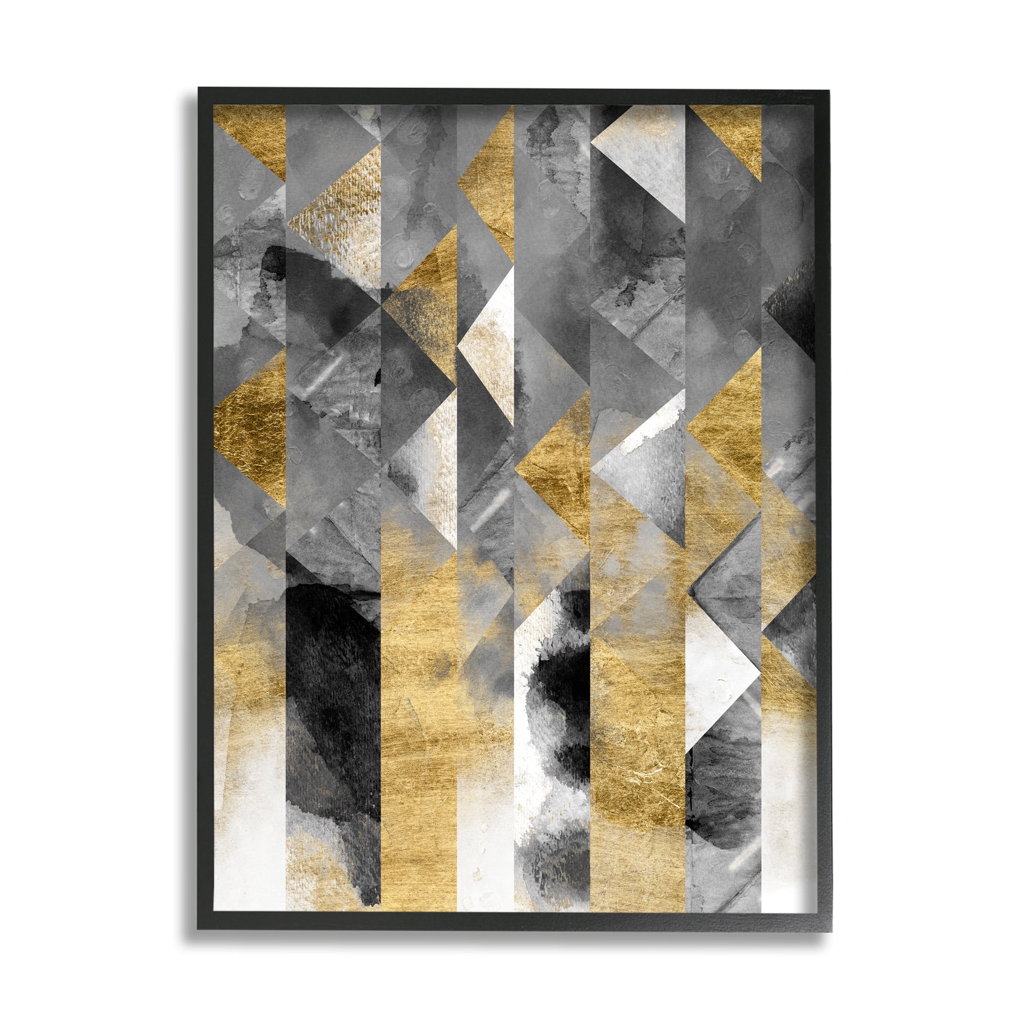 Stupell Industries Modern Triangular Stripes Sharp Geometric Pattern ...