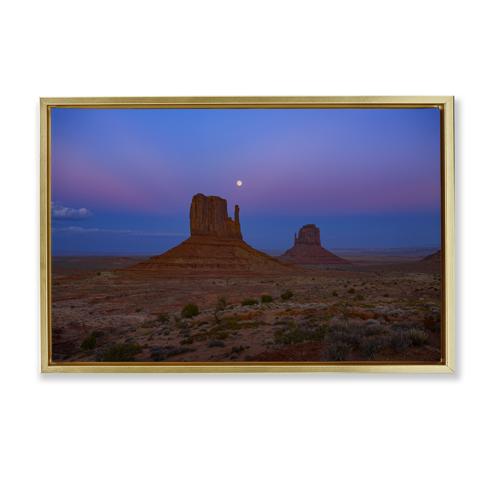 Stupell Industries Moon over Canyon Mesa Landscape & Nature Photography ...