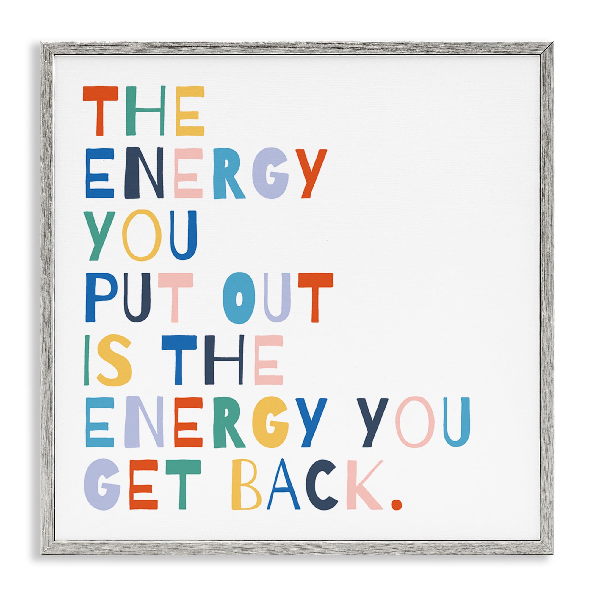Stupell Industries Motivational Rainbow Phrase Inspirational Painting ...