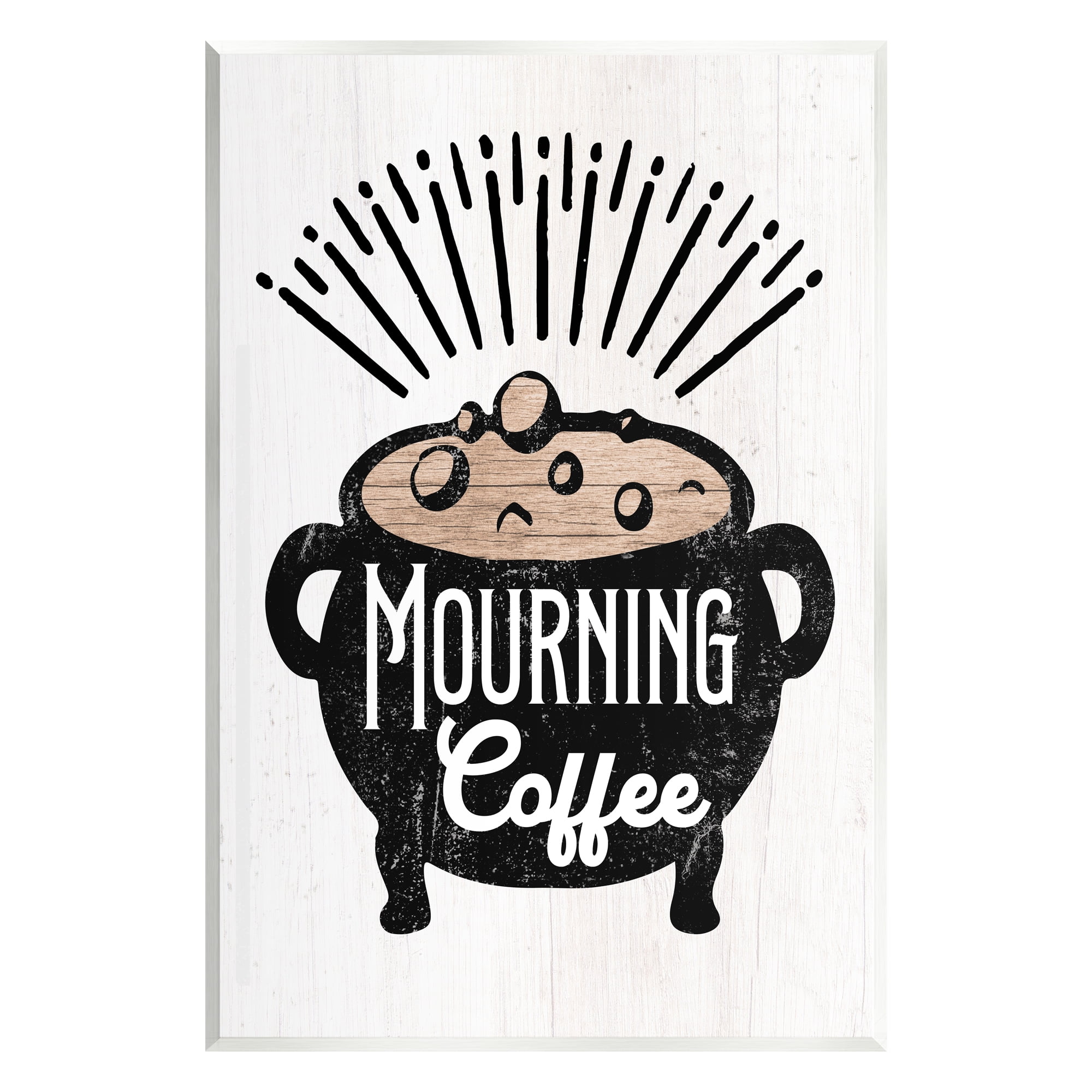 Stupell Mourning Coffee Cauldron Painting Art Print - Walmart.com