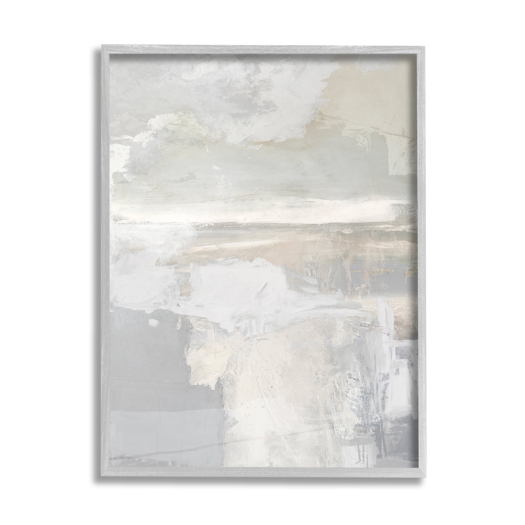 Stupell Industries Muted Abstract Painting Abstract Painting Gray ...