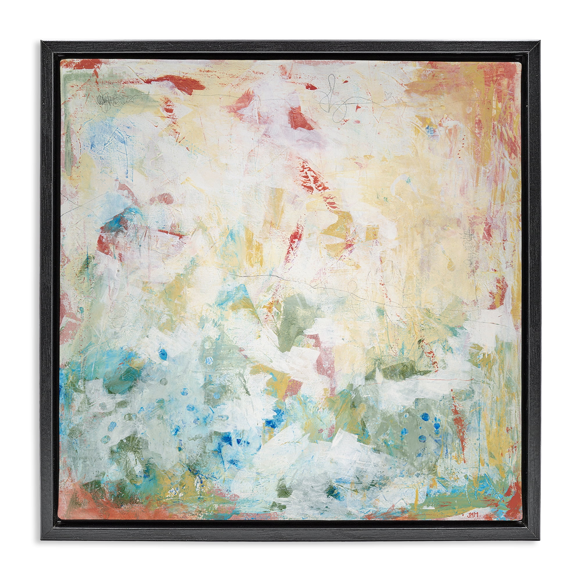 Stupell Industries Muted Restless Abstract Abstract Painting Black ...