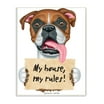 Stupell Industries Dogs Nose Art Funny Pet Black and White Word Design ...