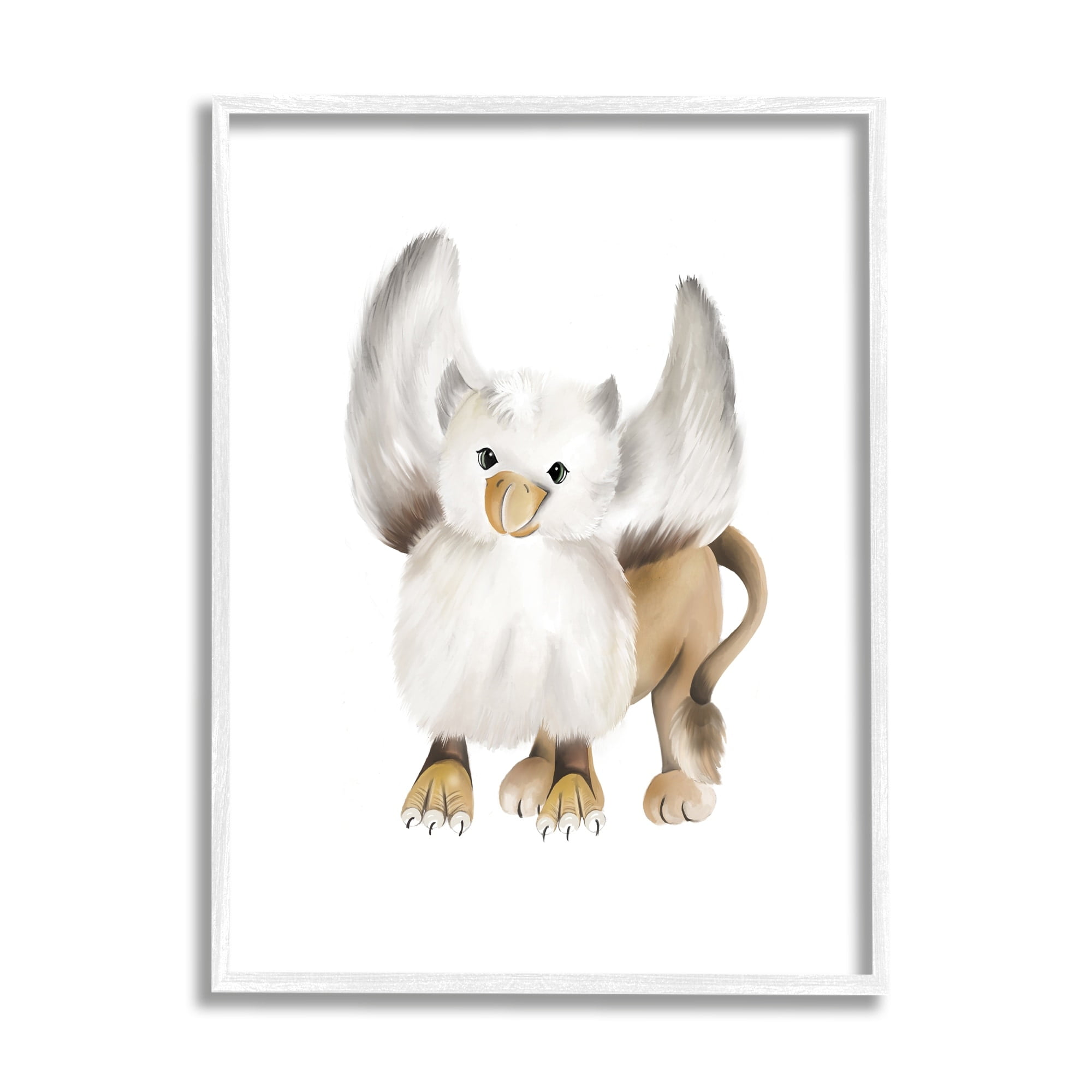Stupell Industries Mythical Fantasy Creature Winged Hippogriff Painting ...