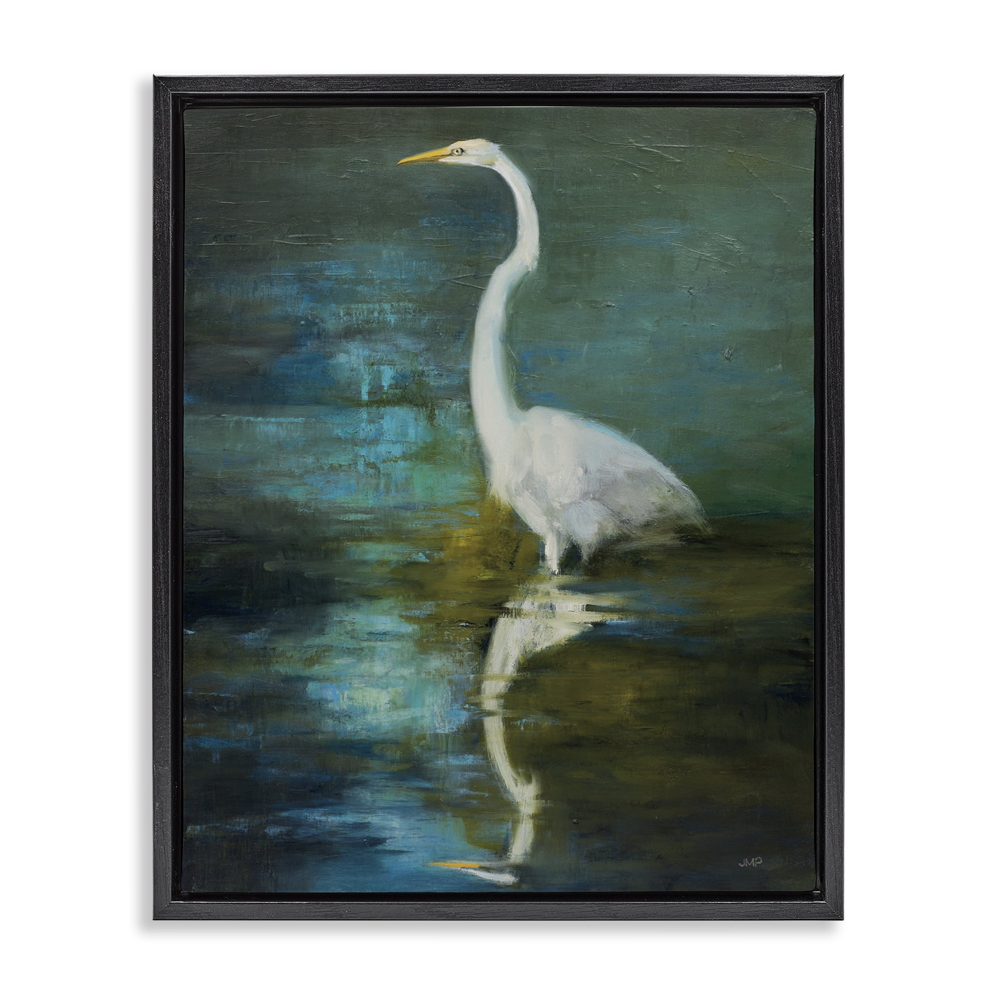 Stupell Industries Nautical Bird Lake Reflection Animals & Insects ...