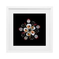 Stupell Industries Nautical Oysters Mandala White Framed Print Under ...