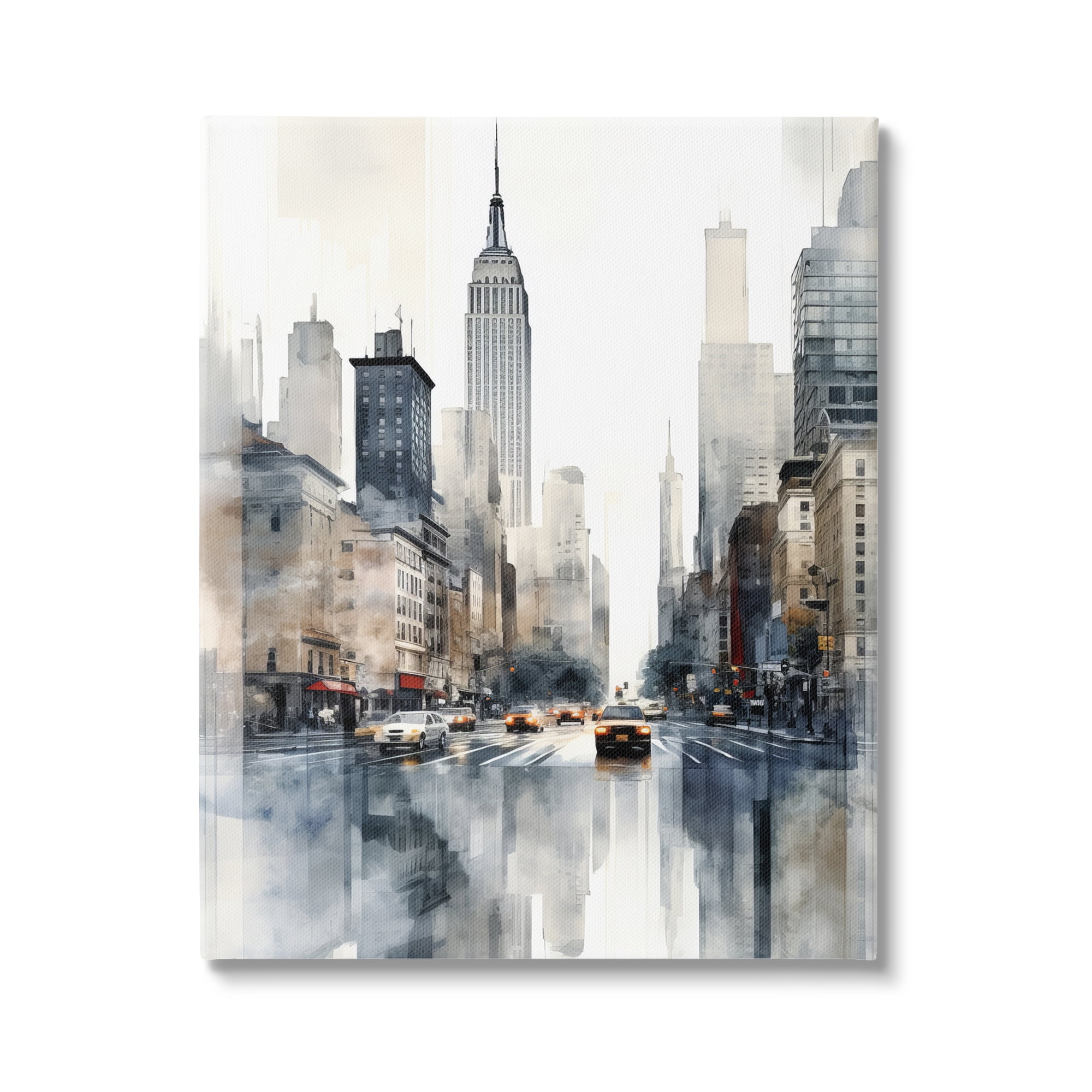 Stupell Industries New York Urban City Travel & Places Painting Gallery ...