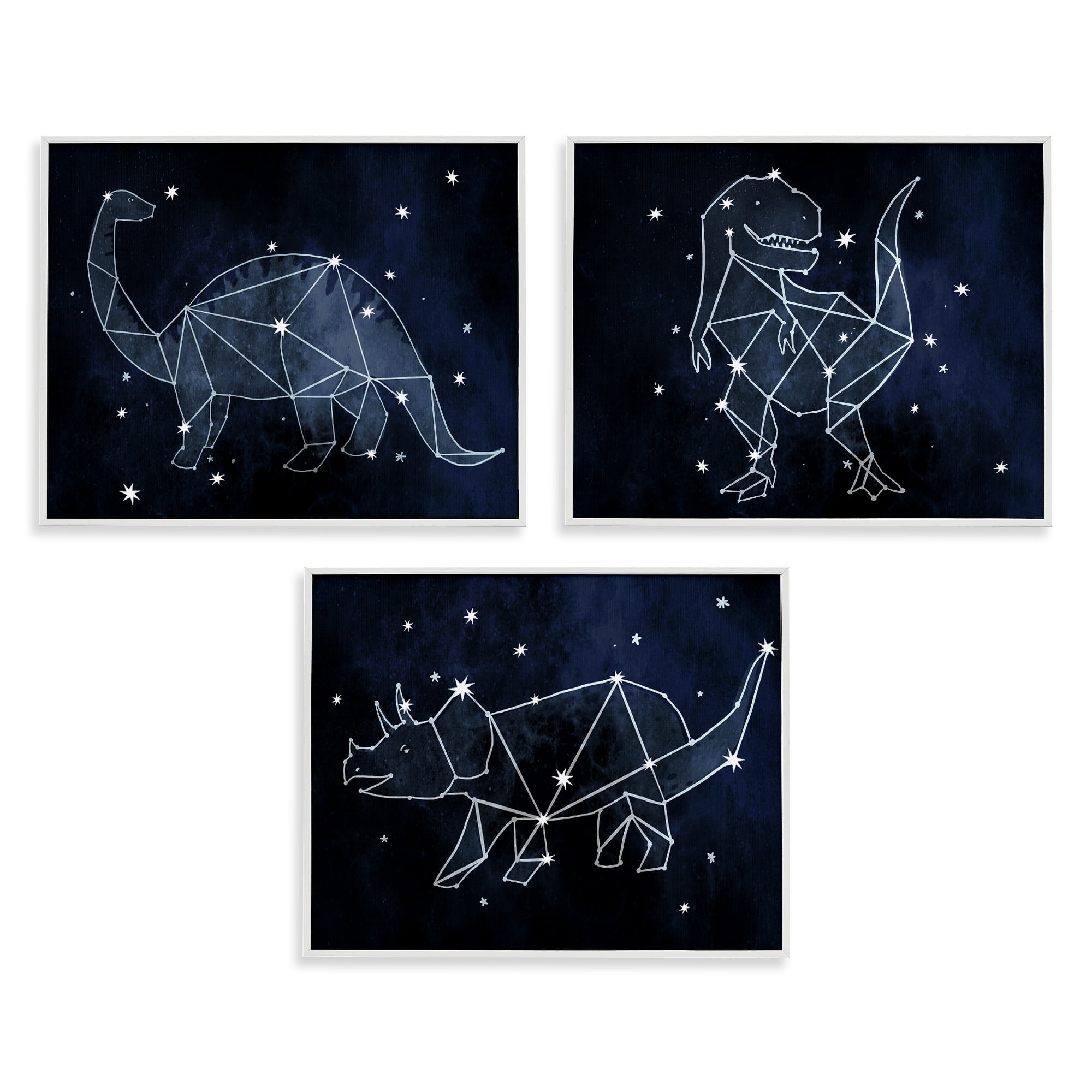 Stupell Industries Night Sky Dinosaur Constellations Animals & Insects ...