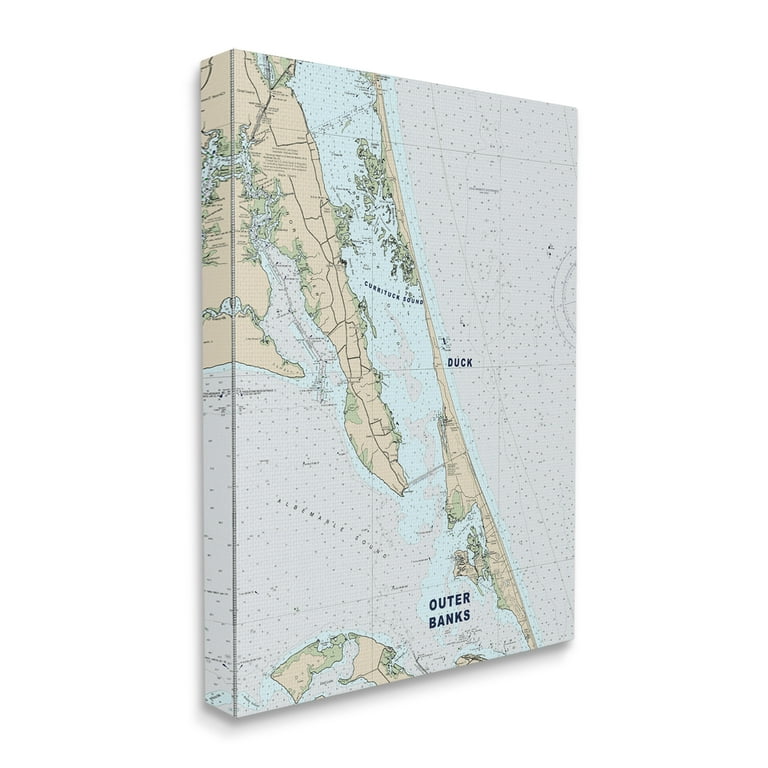 North Carolina Outer Banks Map The Outerbanks North Carolina Svg File