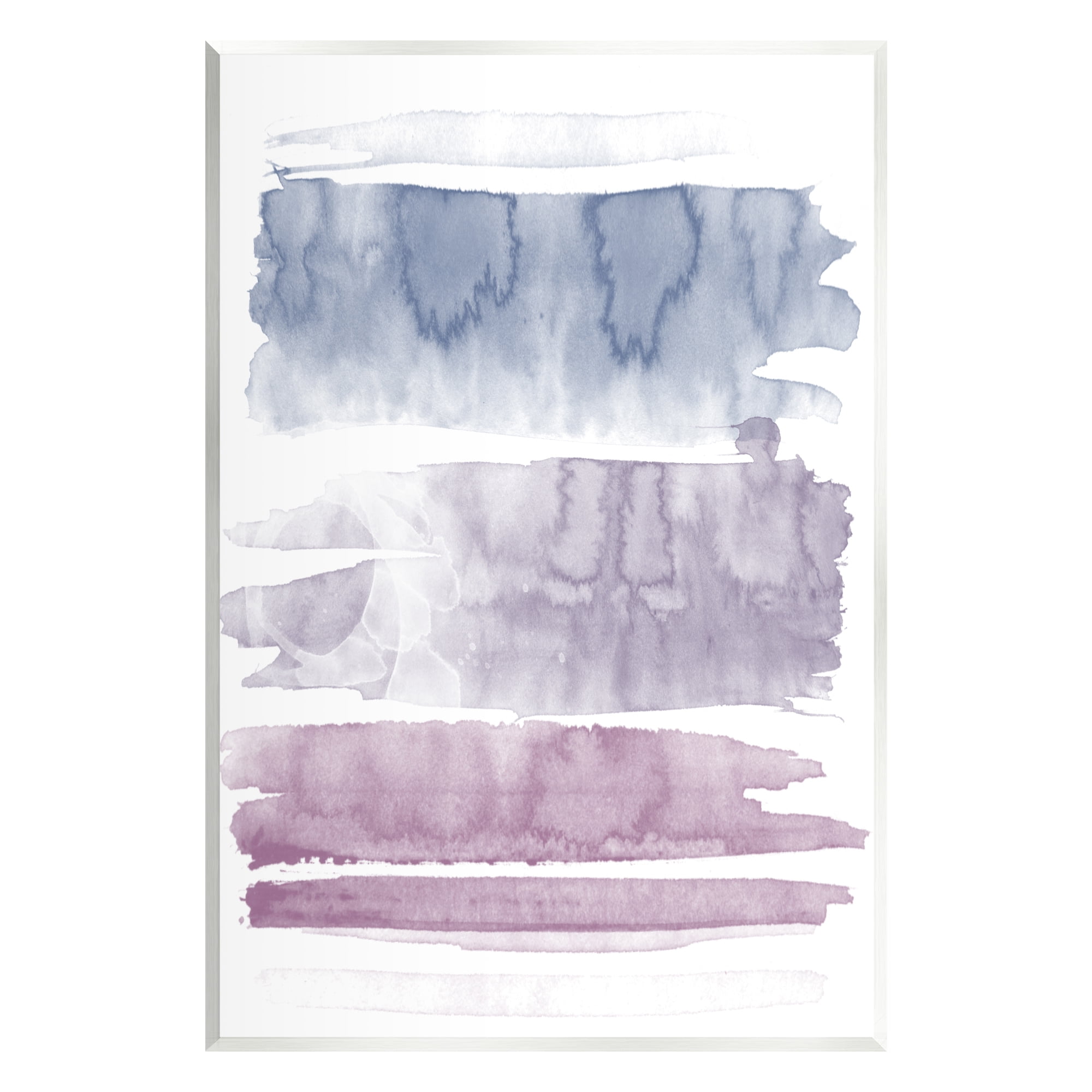 Stupell Industries Pastel Watercolor Splash Abstract Painting Unframed ...