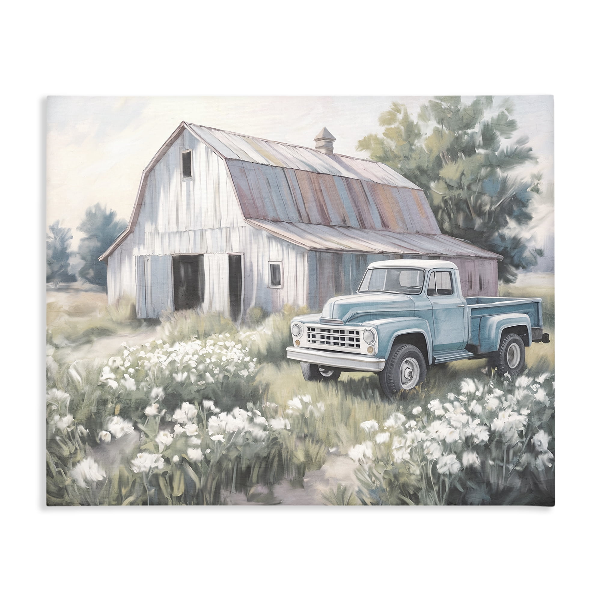 Stupell Industries Pastoral Farm Dreams Canvas Wall Art, design by Kim ...