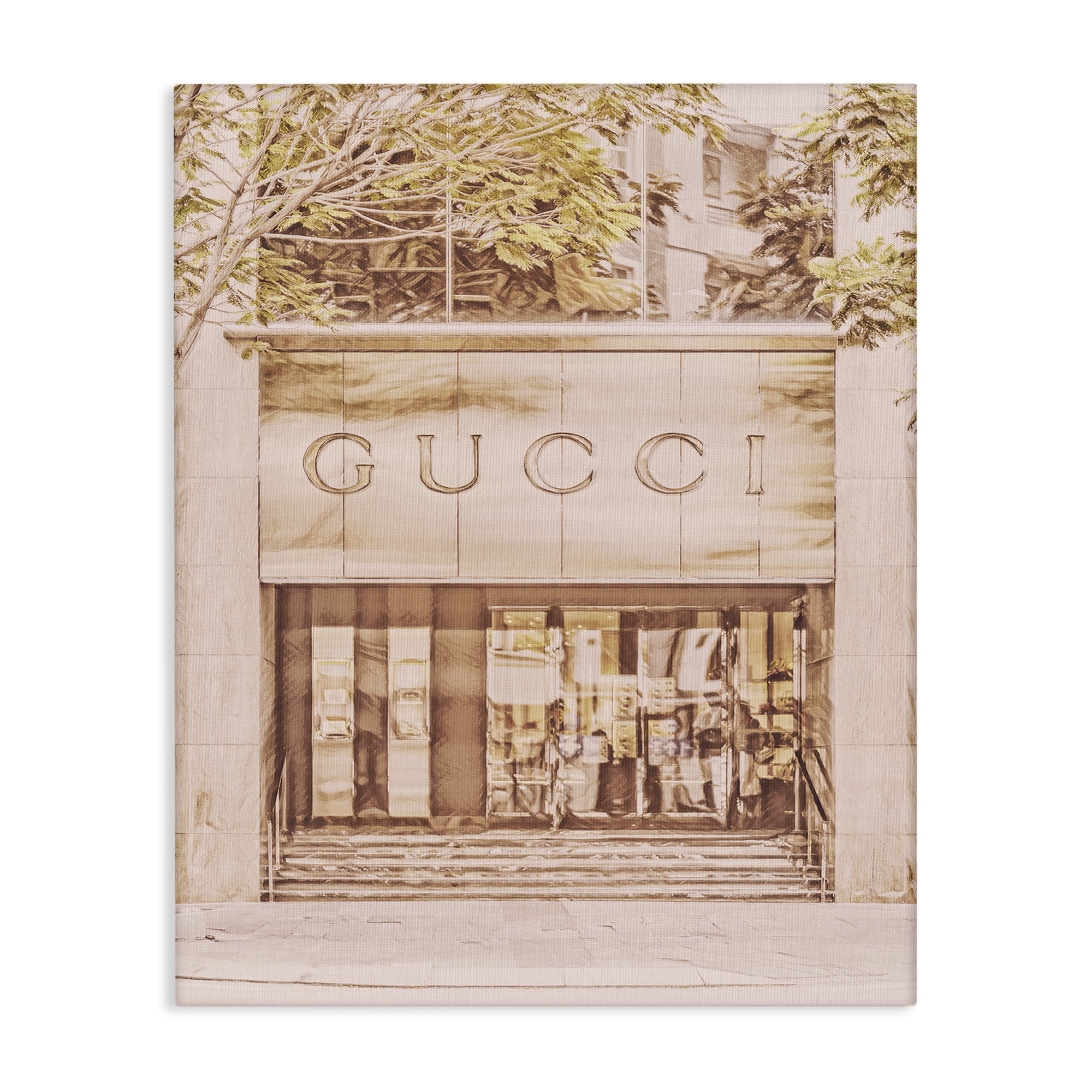 Stupell Industries Pink Designer Storefront Buildings & Architecture ...