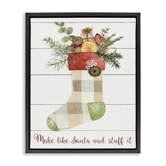 Stupell Industries Abstract Pattern Xmas Tree Holiday Painting Gray ...