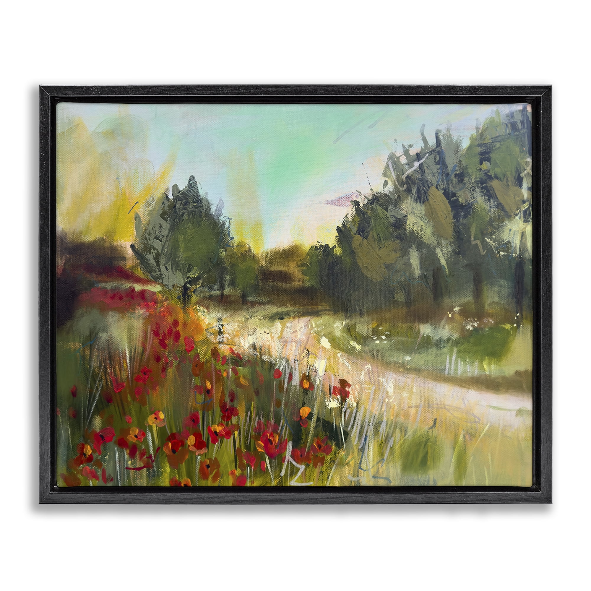 Stupell Industries Poppy Sunset Landscape Landscape & Nature Painting ...