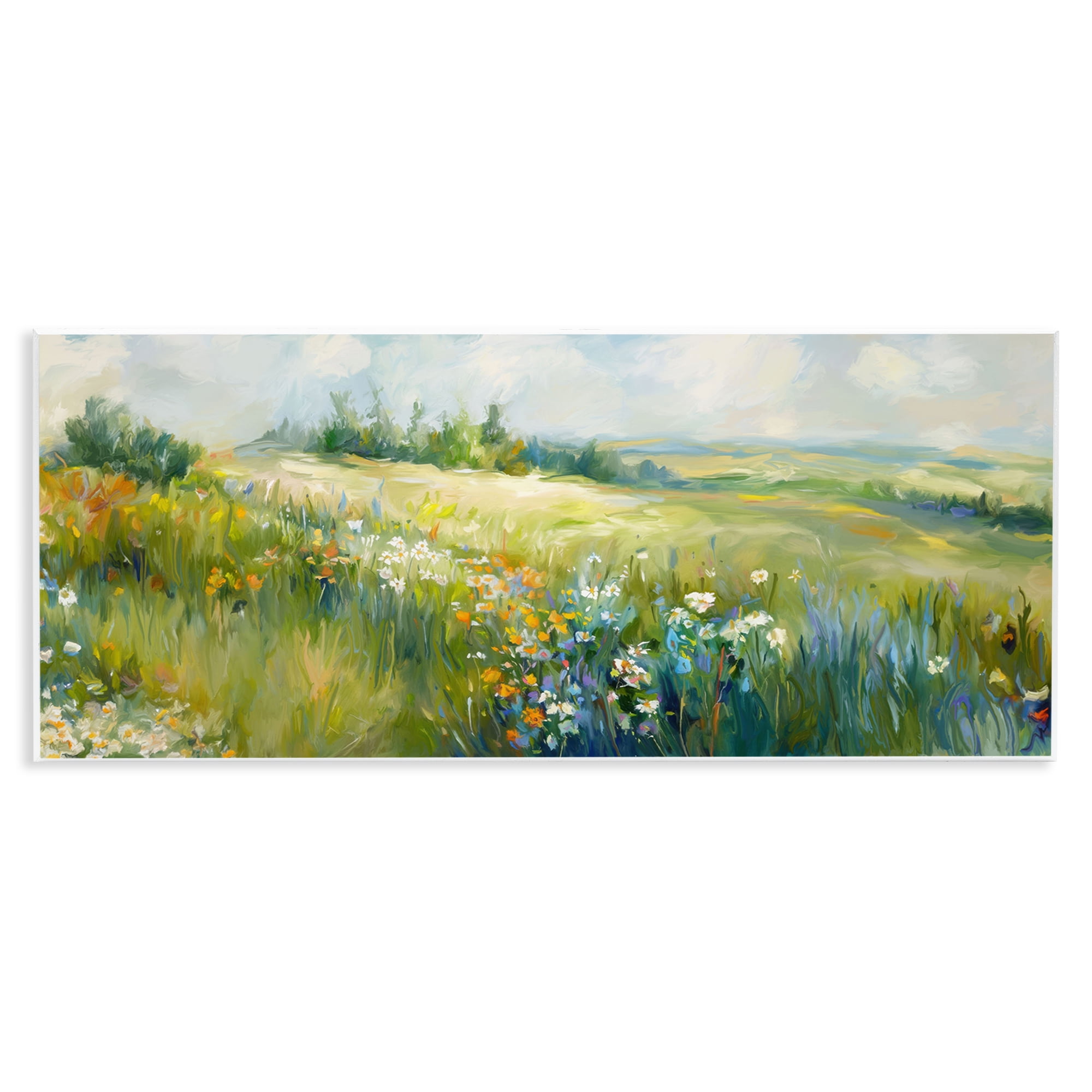 Stupell Industries Prairie Panorama Scene Landscape & Nature Painting ...