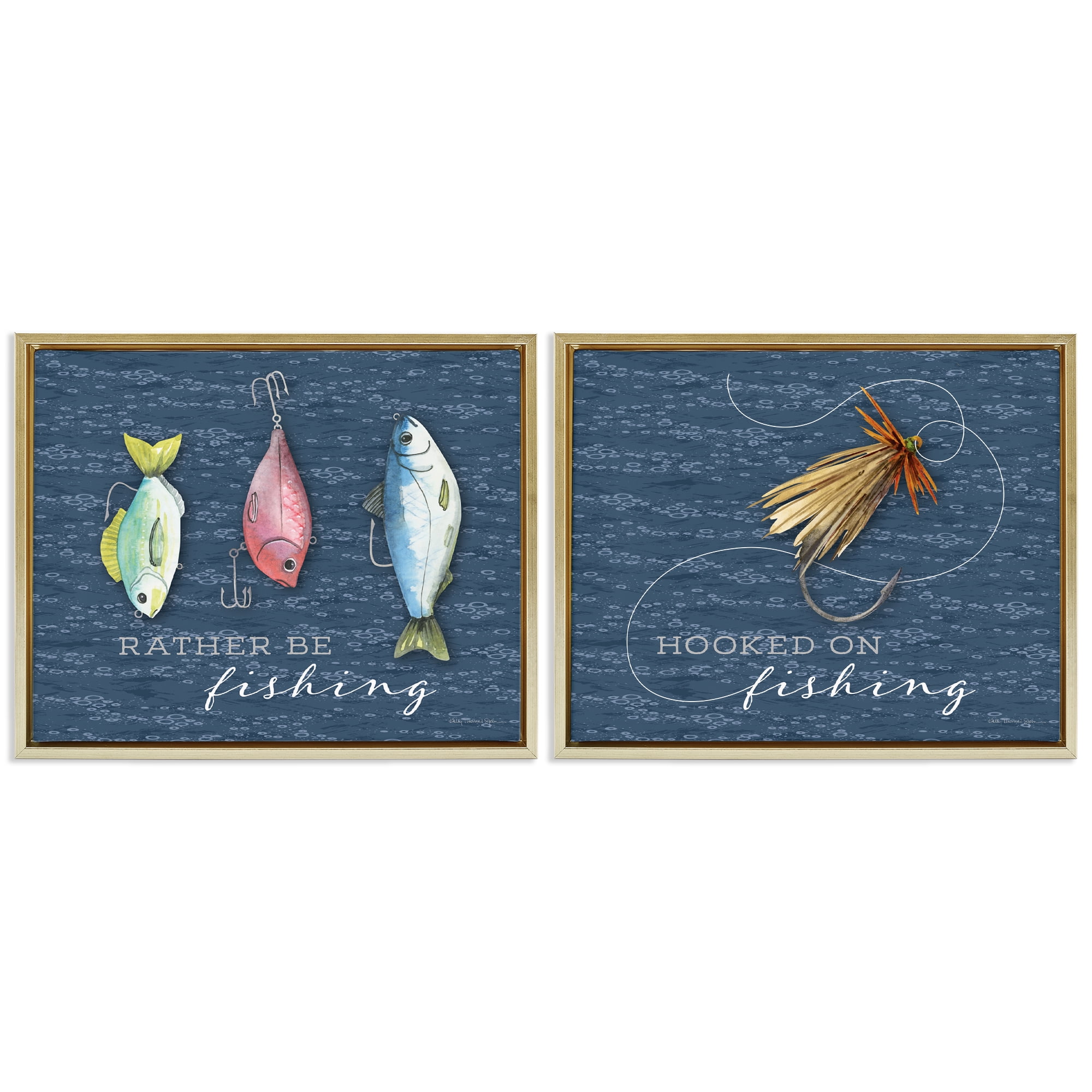 Stupell Industries Recreational Fishing Phrases Quotes and Sayings ...