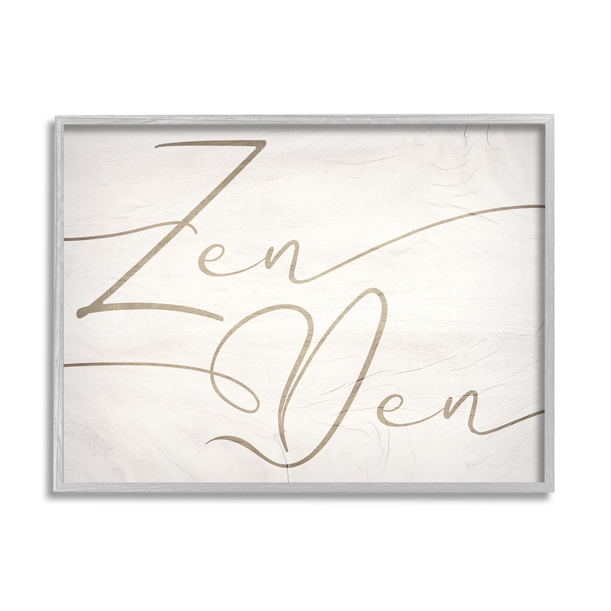 Stupell Industries Relaxing Zen Den Sign Minimal Charming Typography ...