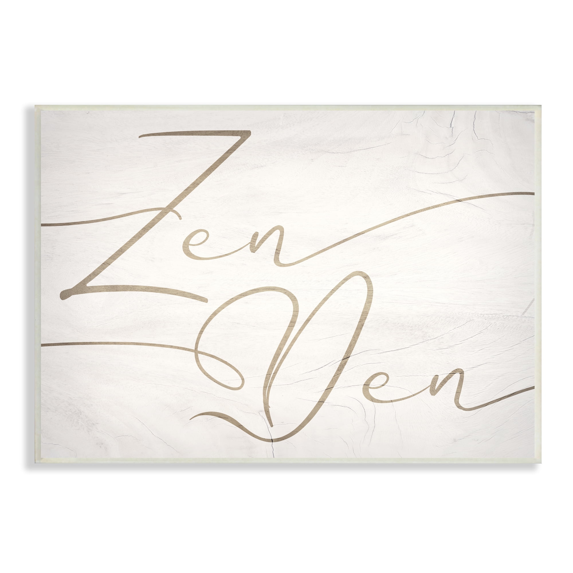 Stupell Industries Relaxing Zen Den Sign - Art Print - 13 x 19 ...