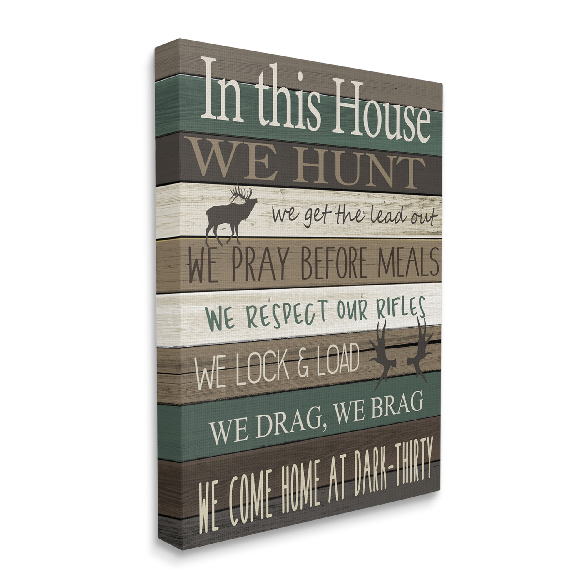 Stupell Industries House Rules Canvas Wall Art - 36x48 Inches - Walmart.com