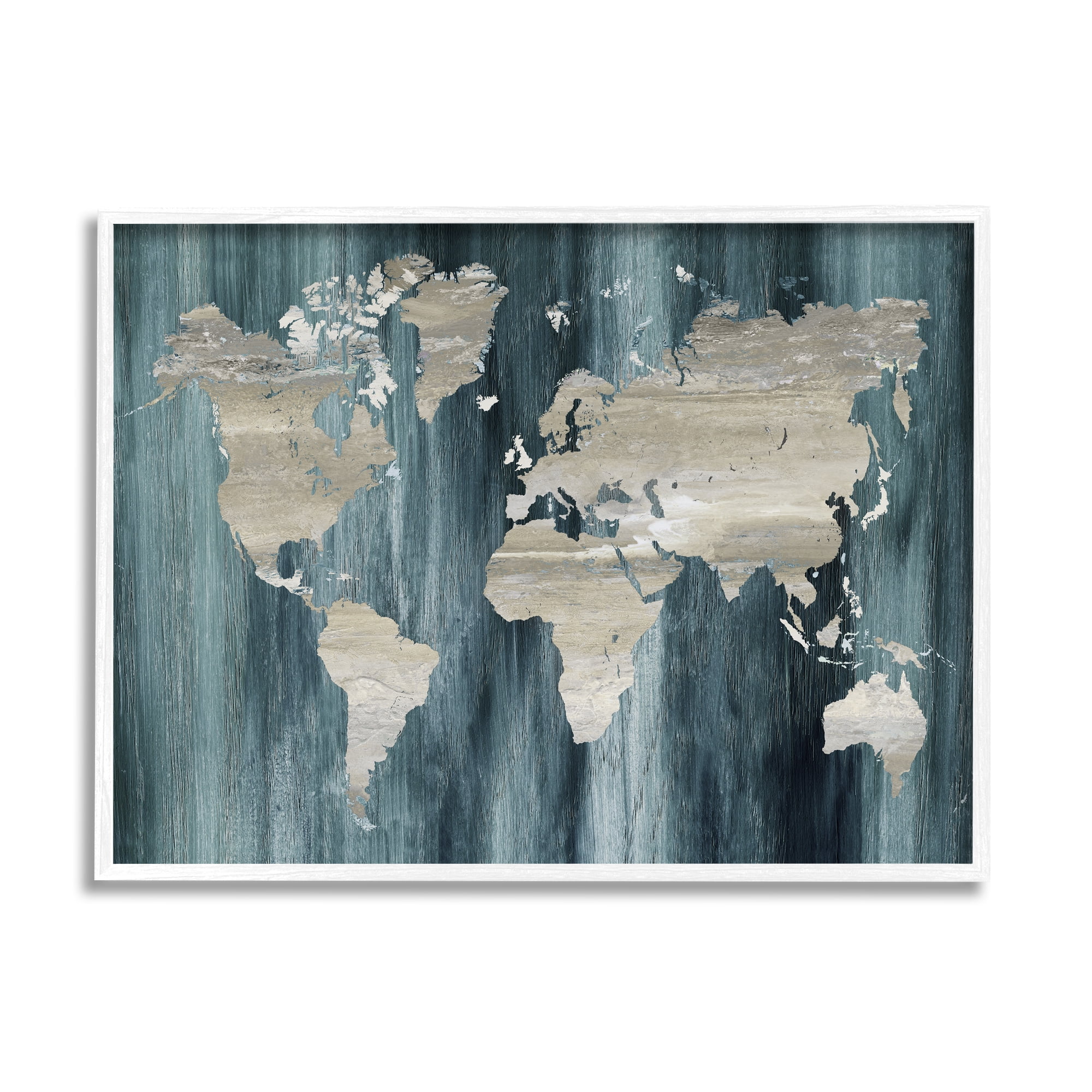 World Map Graphic Art