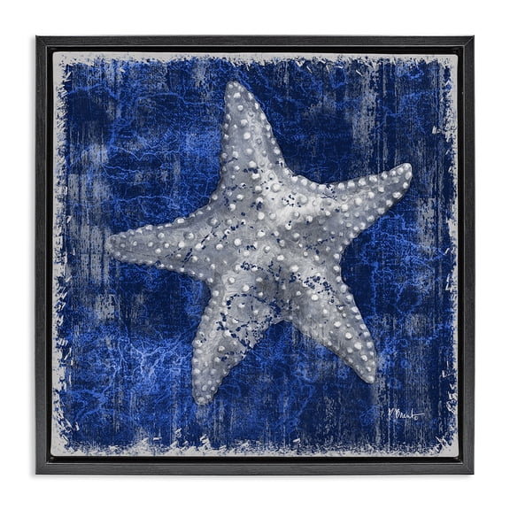Stupell Industries Indigo Coral Watercolors Nautical & Beach Painting ...