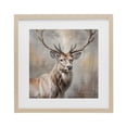Stupell Industries Rustic Stag with Majestic Glance Birch Framed Print ...