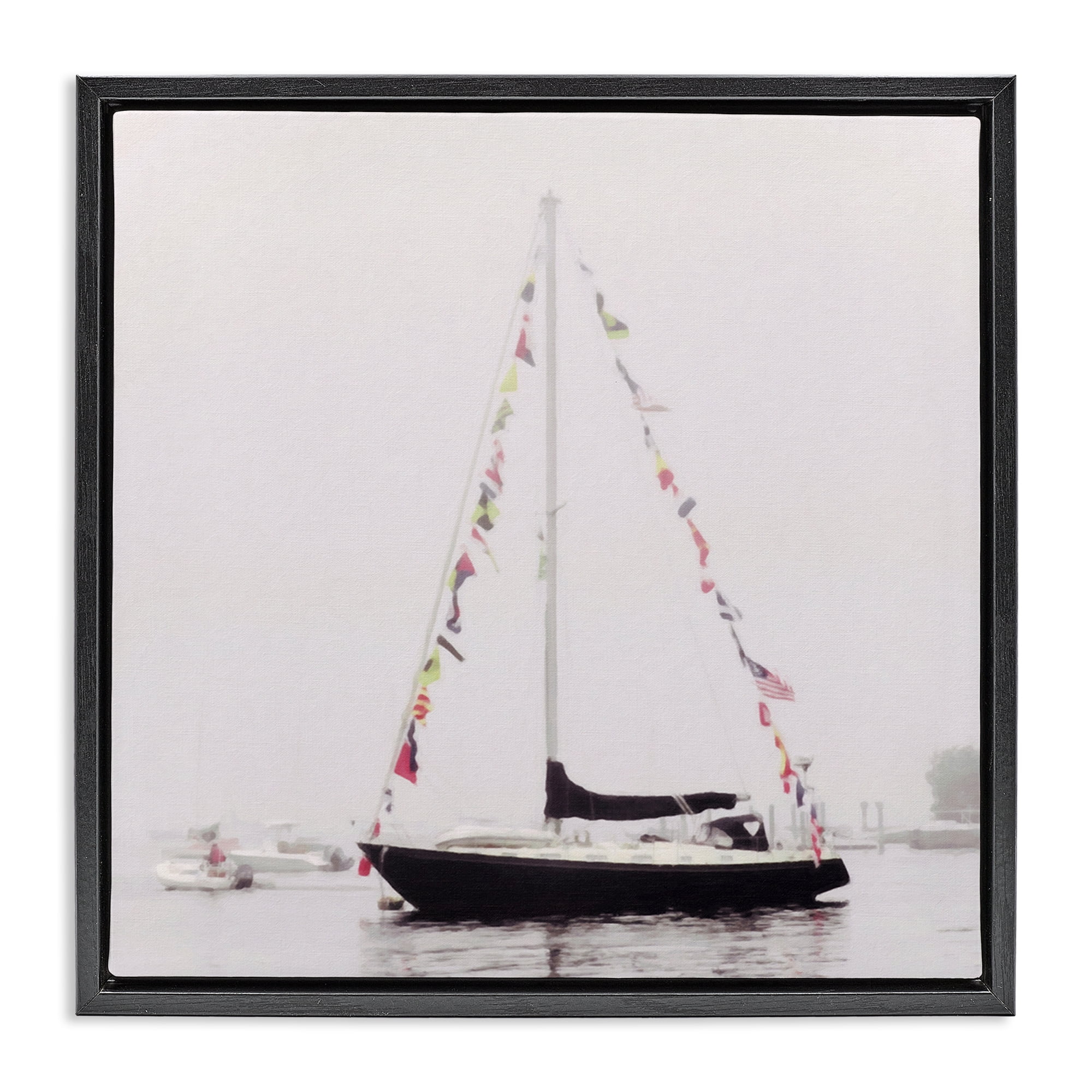 Stupell Industries Sail Flags in Harbor Nautical & Beach Photography ...