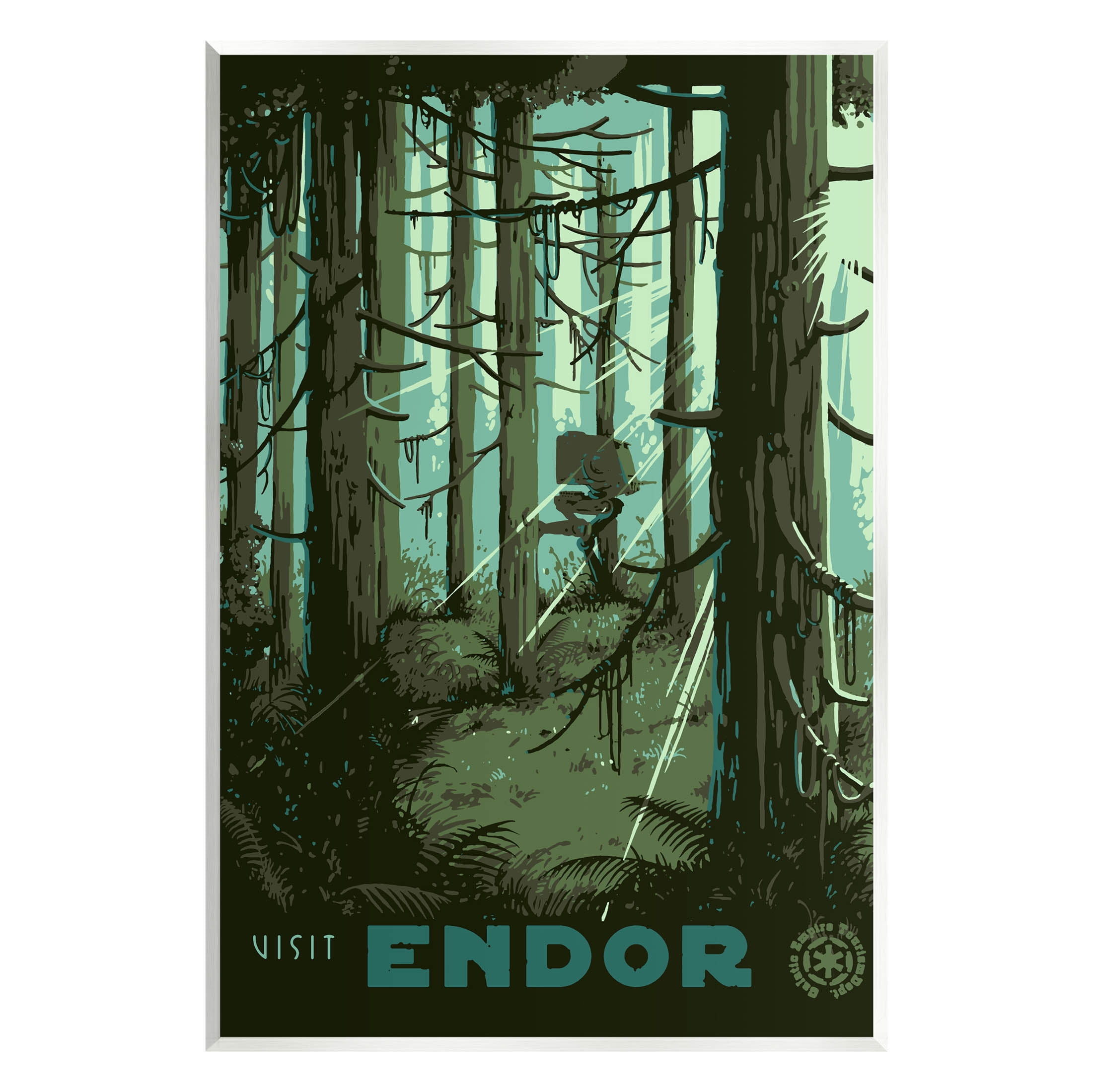 Science Fiction Fantasy World Endor Art Print - 13 x 19 Inches ...