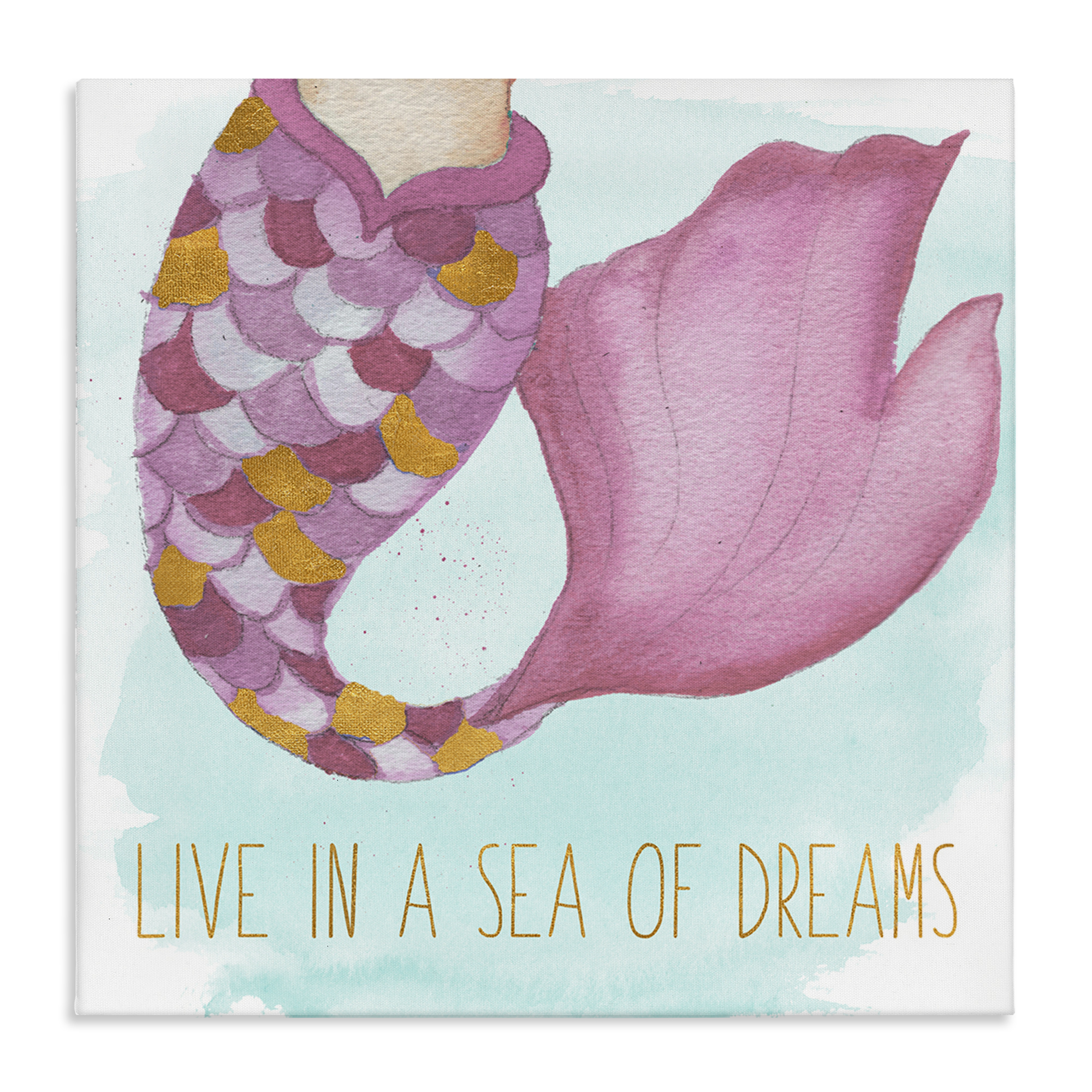 Stupell Industries Sea Of Dreams Mermaid Fantasy & Sci-Fi Painting ...