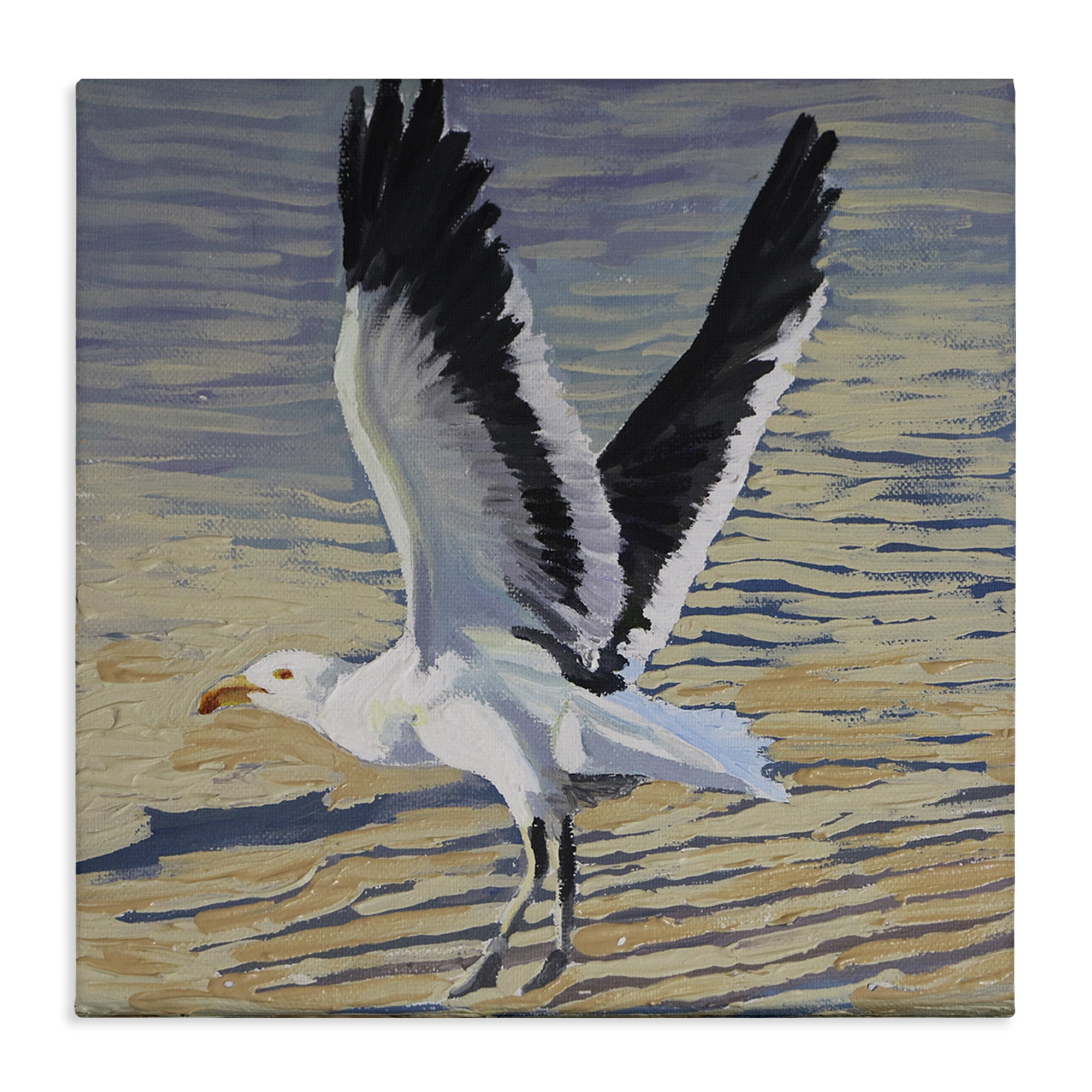 Stupell Industries Seagull Taking Flight Canvas Wall Art, design by ...