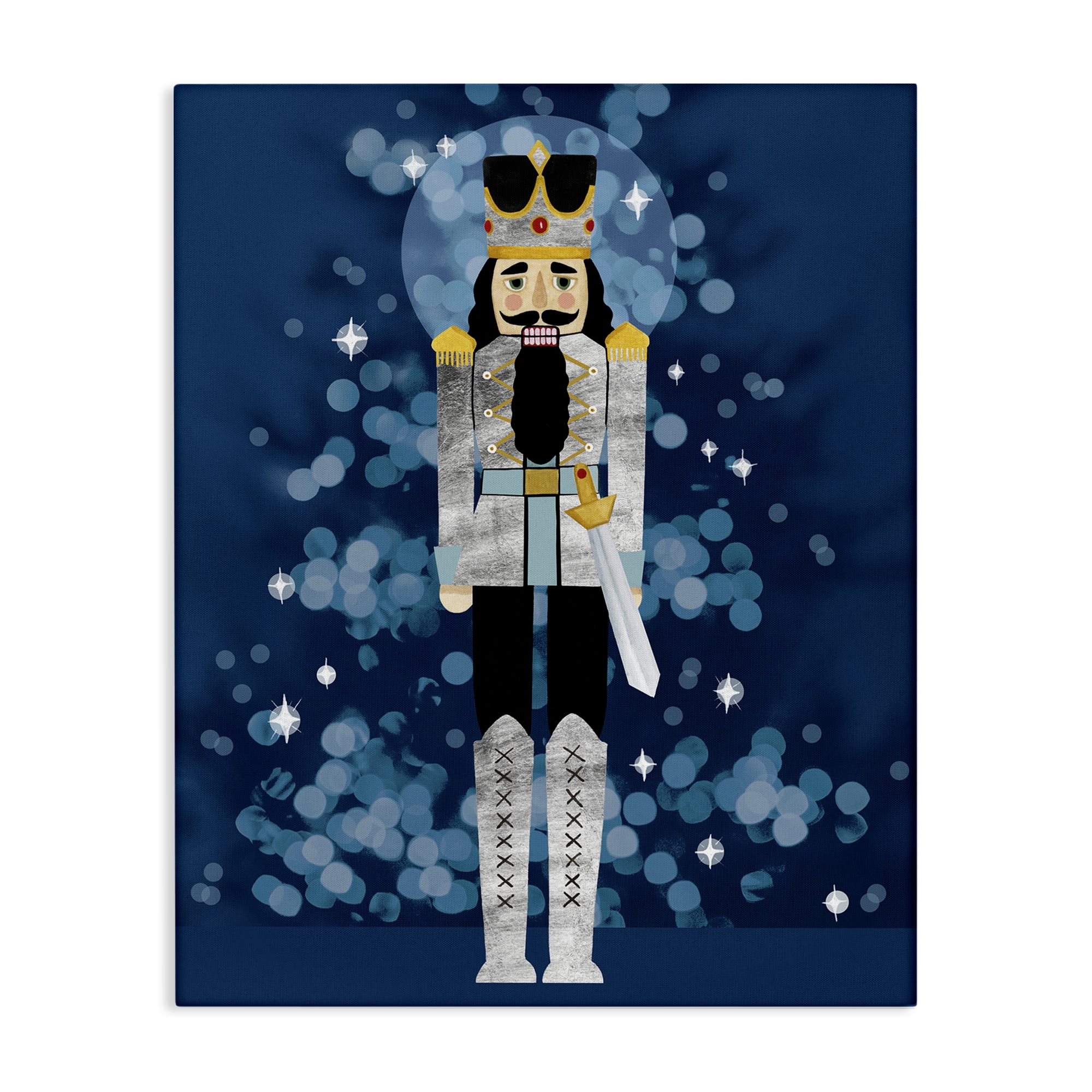 Stupell Industries Seasonal Modern Nutcracker Holiday Painting Gallery ...