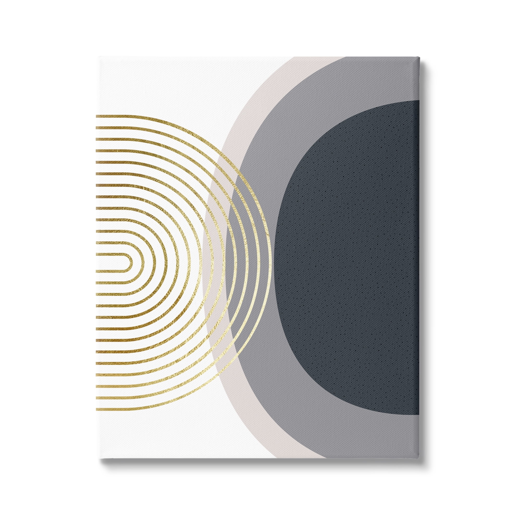 Stupell Industries Simple Cool Modern Abstract Shapes Circles Spirals ...