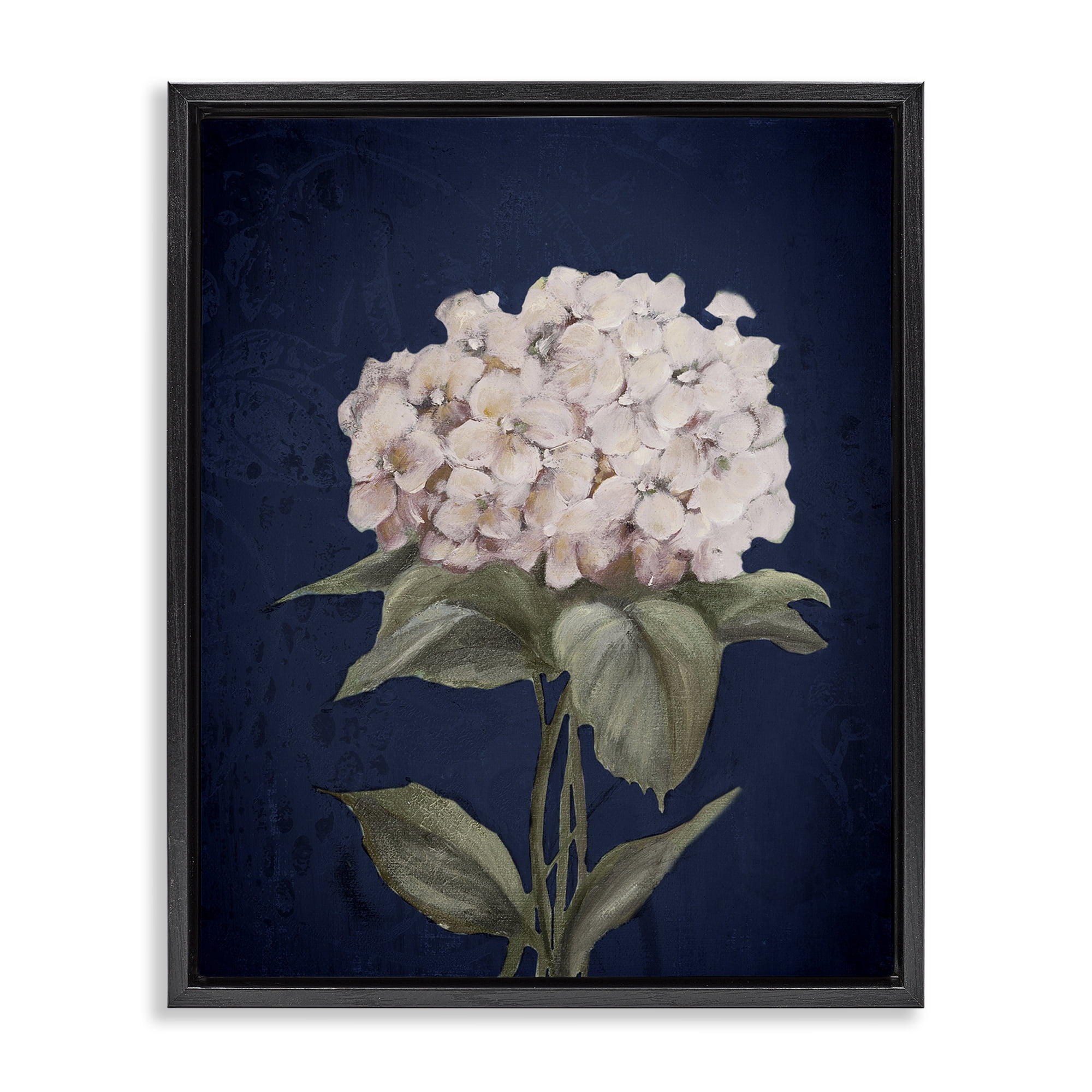 Stupell Industries Single Hydrangea Bloom Botanical & Floral Painting ...