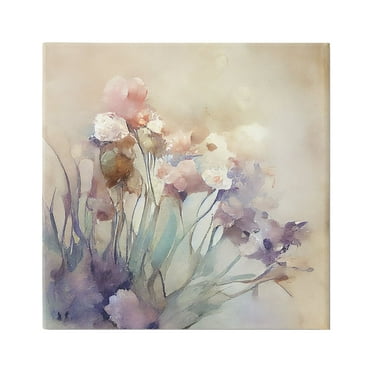 Stupell Industries Dark Elegant Flowers Botanical & Floral Photography Gallery Wrapped Canvas ...