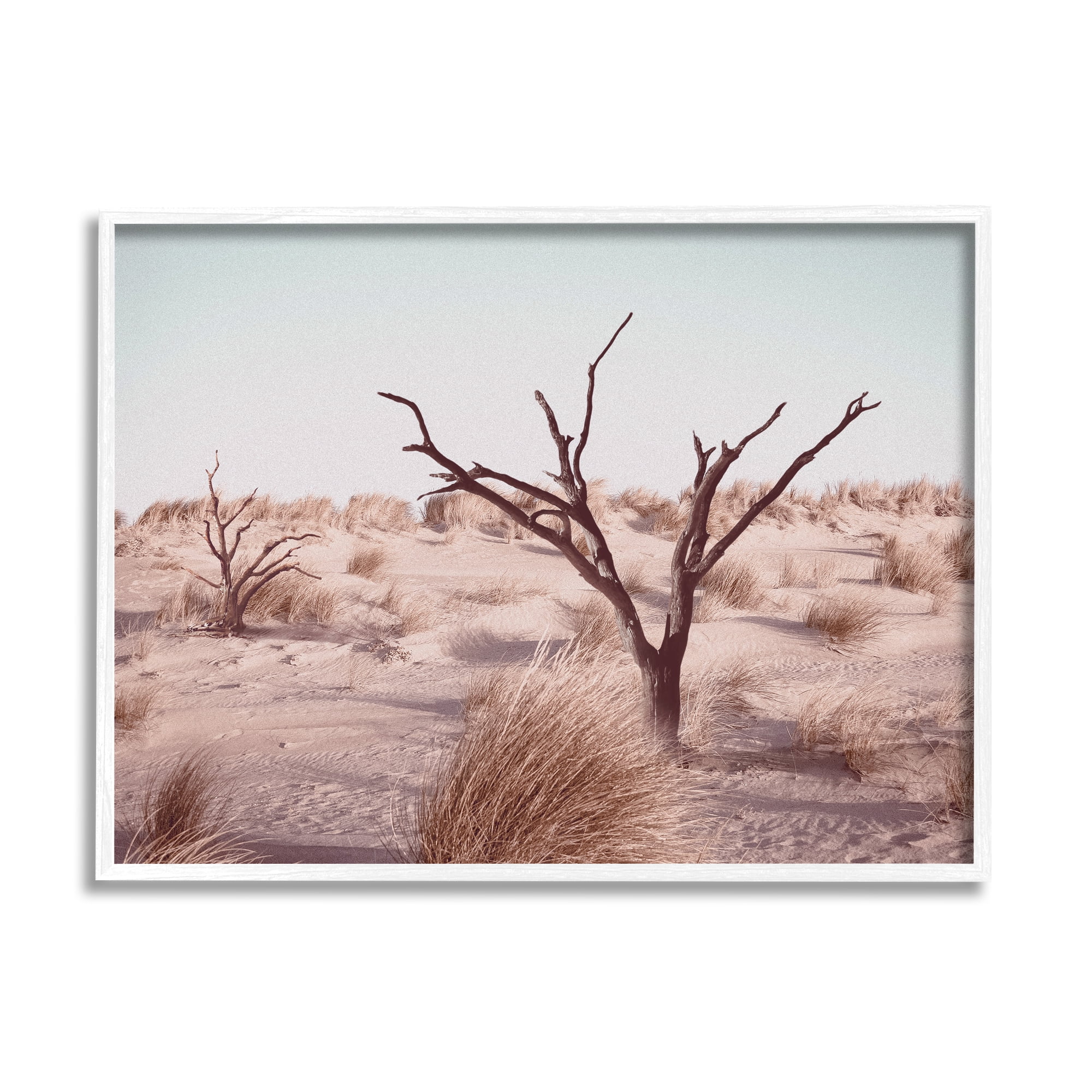 Stupell Industries Southwestern Desert Tree Landscape Soft Muted Brush ...